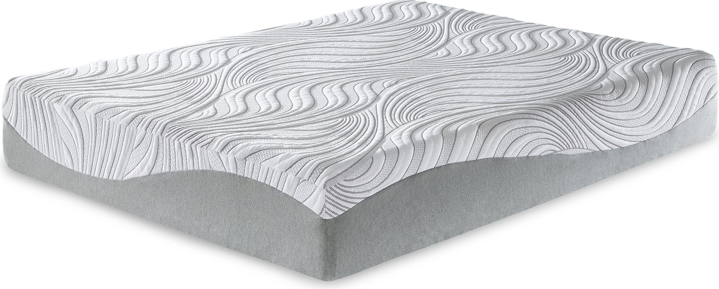 12 Inch Memory Foam White Queen Mattress by Ashley Furniture ...