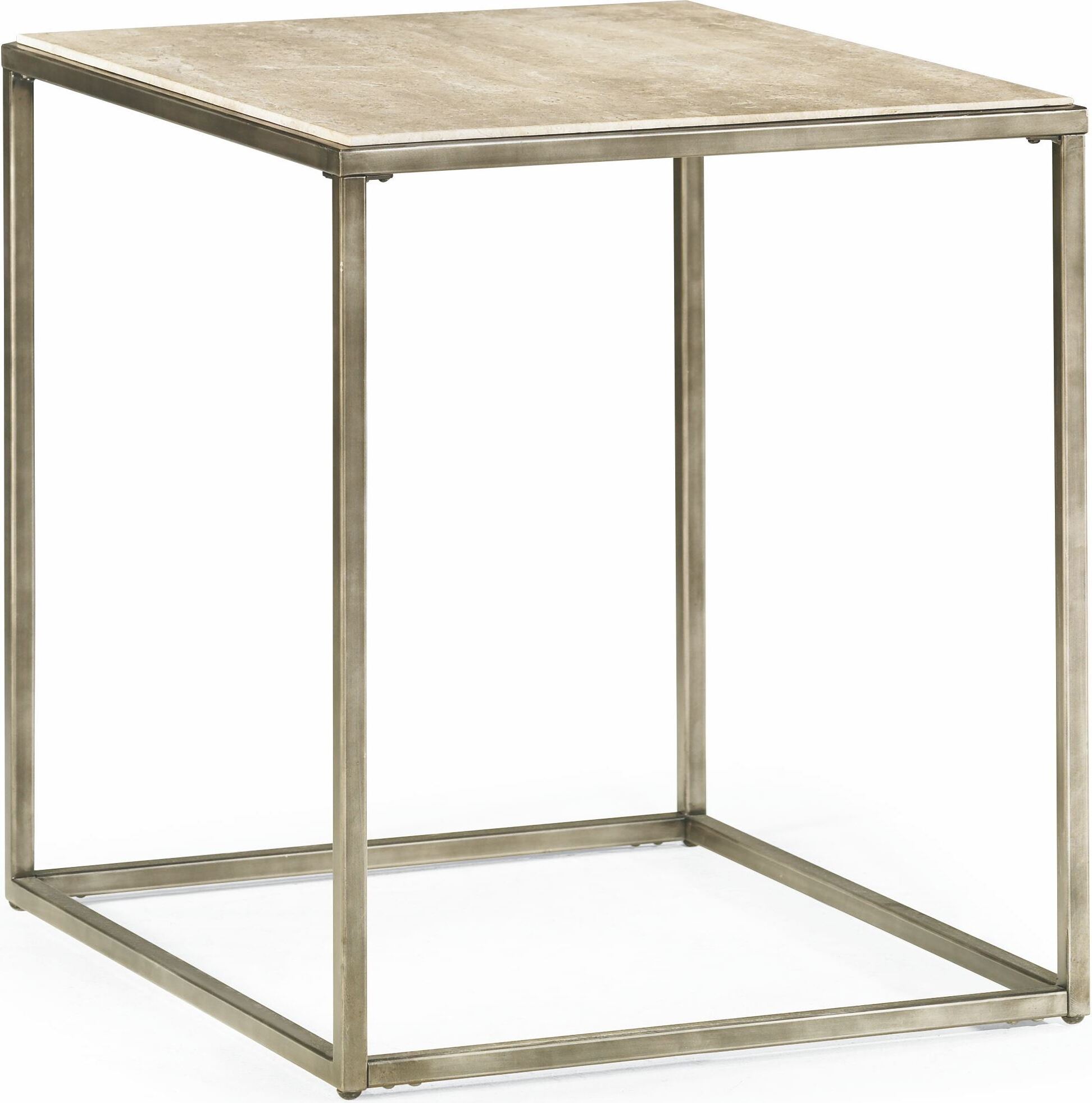 Modern Basics Natural Travertine Rectangular End Table by Hammary ...