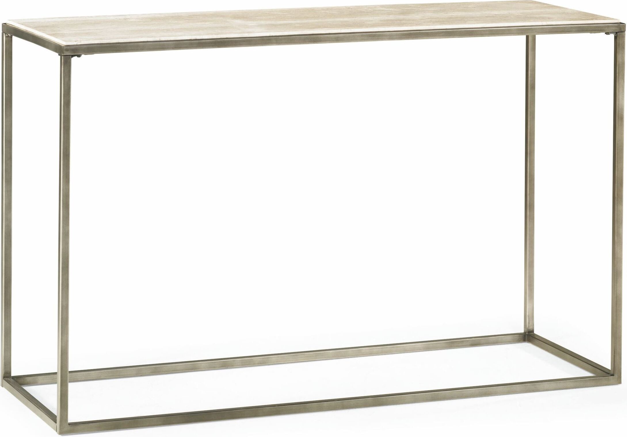 Modern Basics Natural Travertine Sofa Table by Hammary | 1StopBedrooms