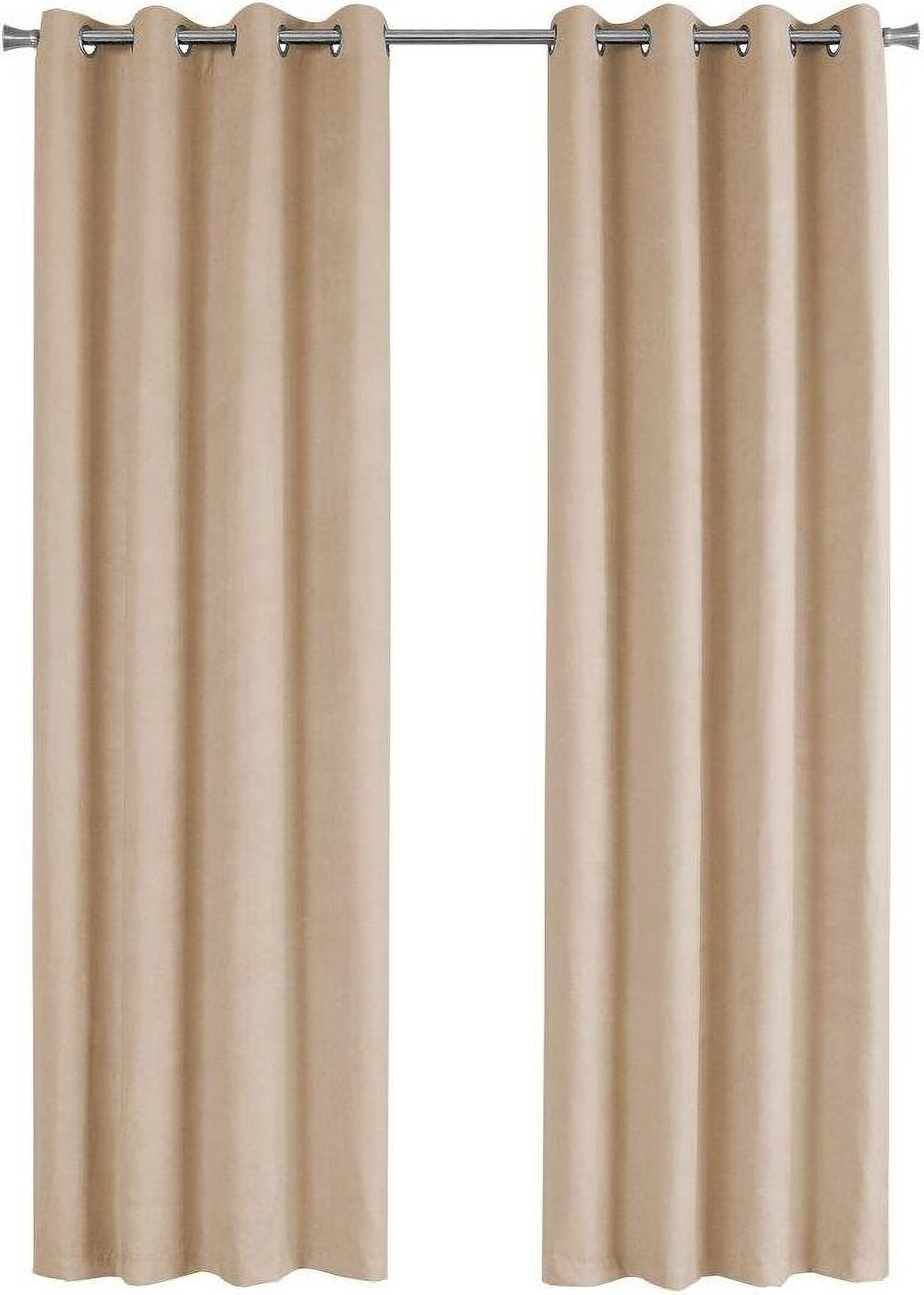 2 Piece Curtain Panel In Beige Room Darkening I 9800 by Monarch ...