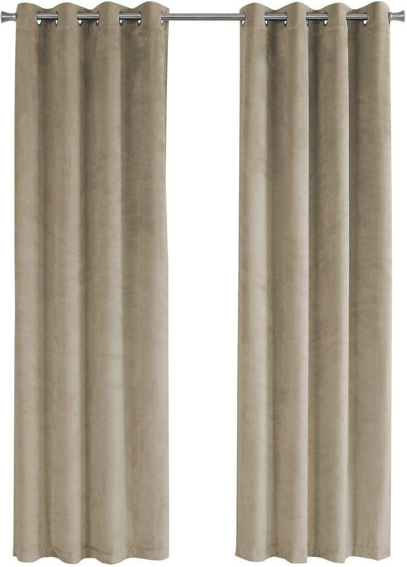 2 Piece Curtain Panel In Beige Room Darkening I 9821 by Monarch ...