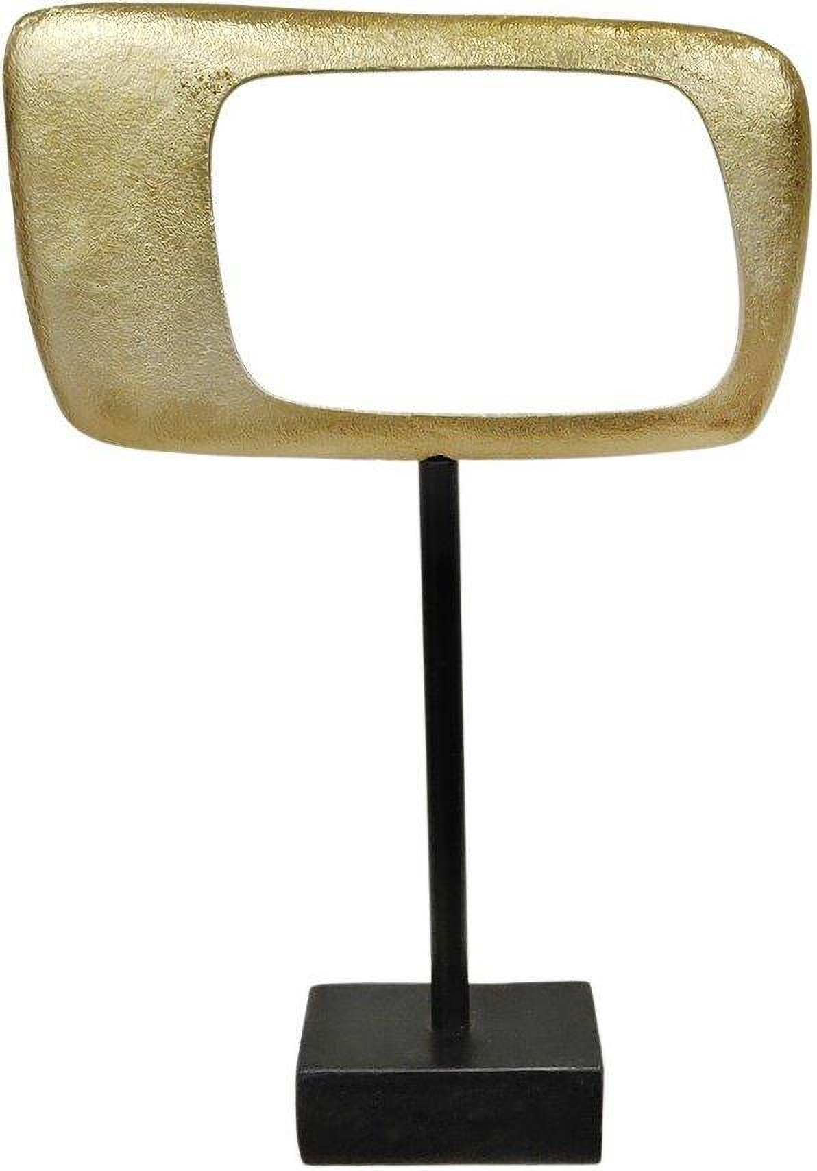 21.75 Inch Aluminum Rhombus On Stand In Gold by Sagebrook Home ...