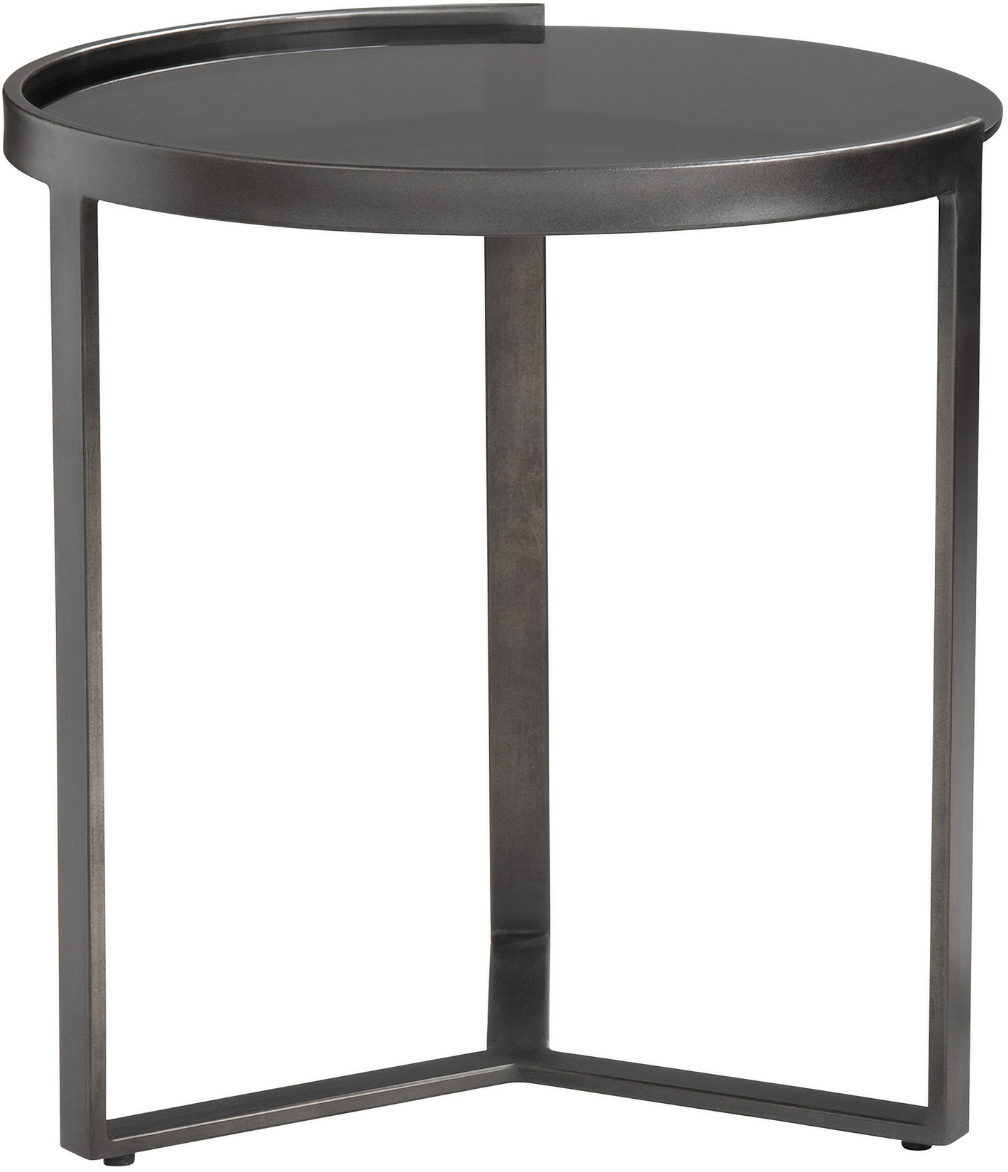 23 Inch Round End Table In Black by Crestview Collection | 1StopBedrooms