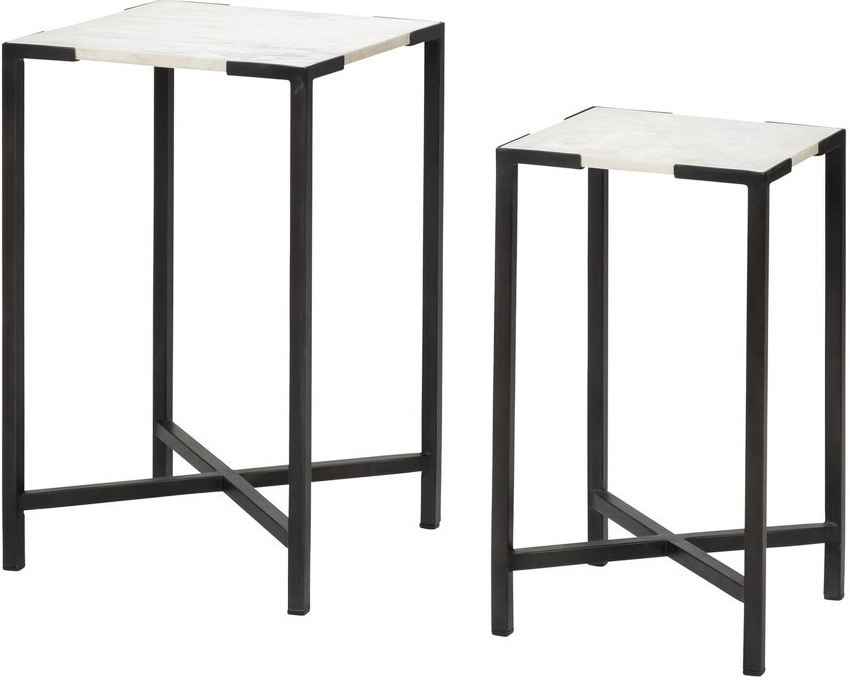 24 Inch Marble End Table by Homeroots | 1StopBedrooms