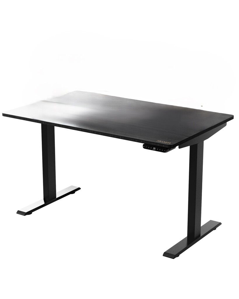30 Inch Adjustable Stainless Steel Standing Desk In Black by Homeroots ...