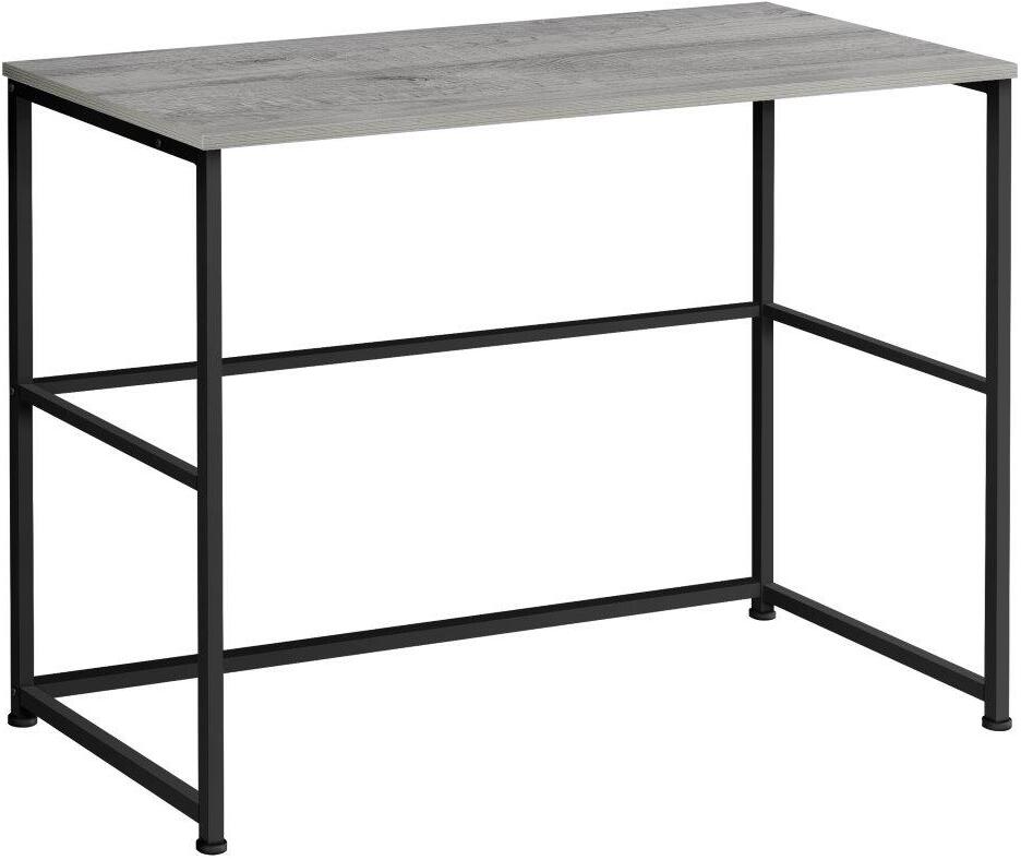 40 Inch Grey And Black Metal Computer Desk I 7778 by Monarch ...