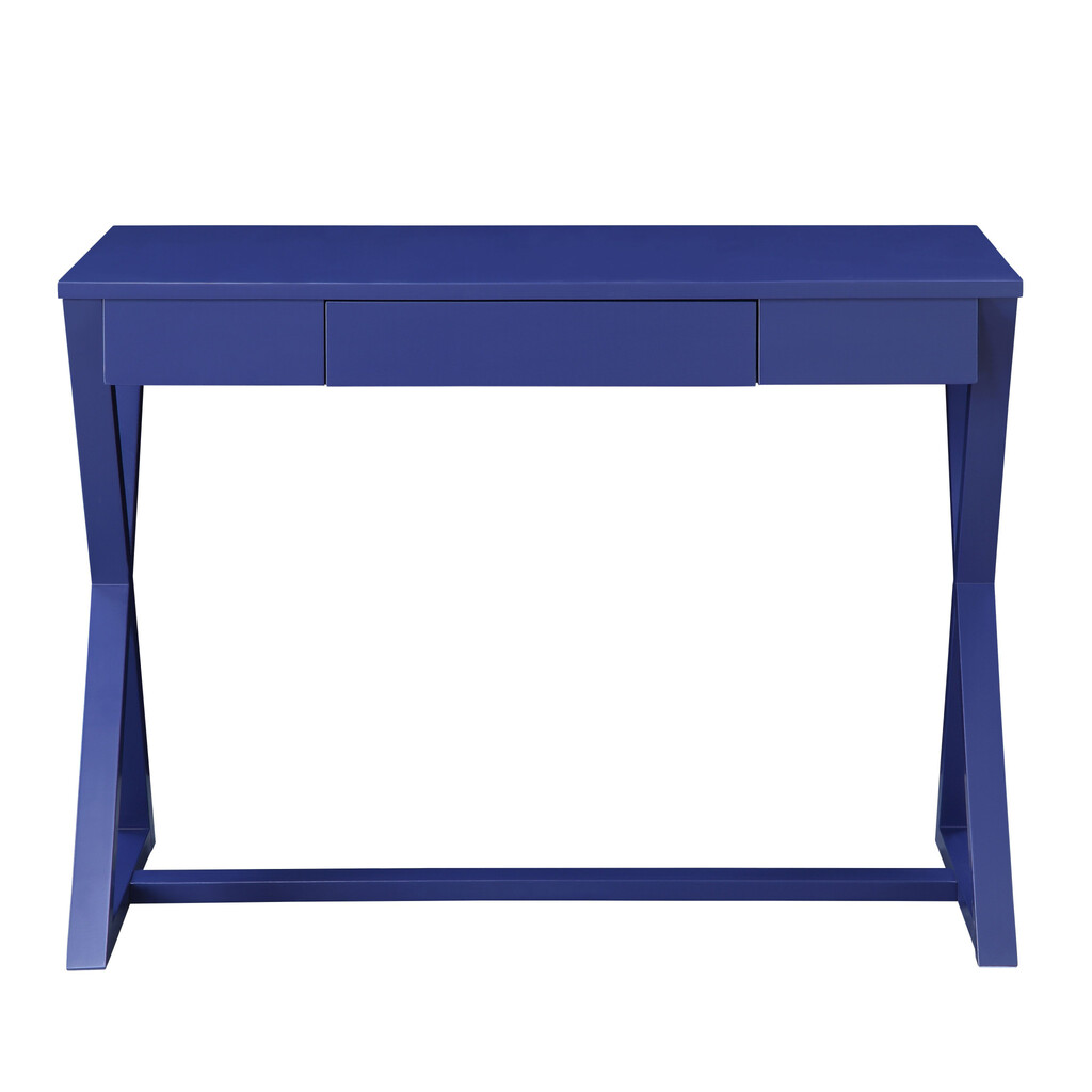 42 Inch Writing Desk In Blue by Homeroots | 1StopBedrooms