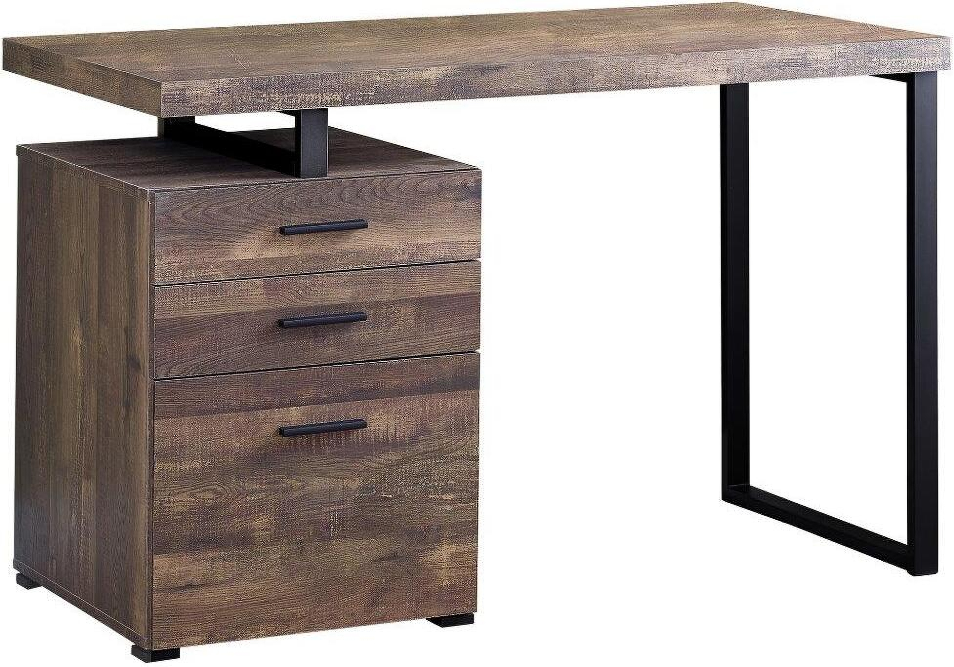 48 Inch Computer Desk In Brown Reclaimed Wood I 7408 by Monarch ...