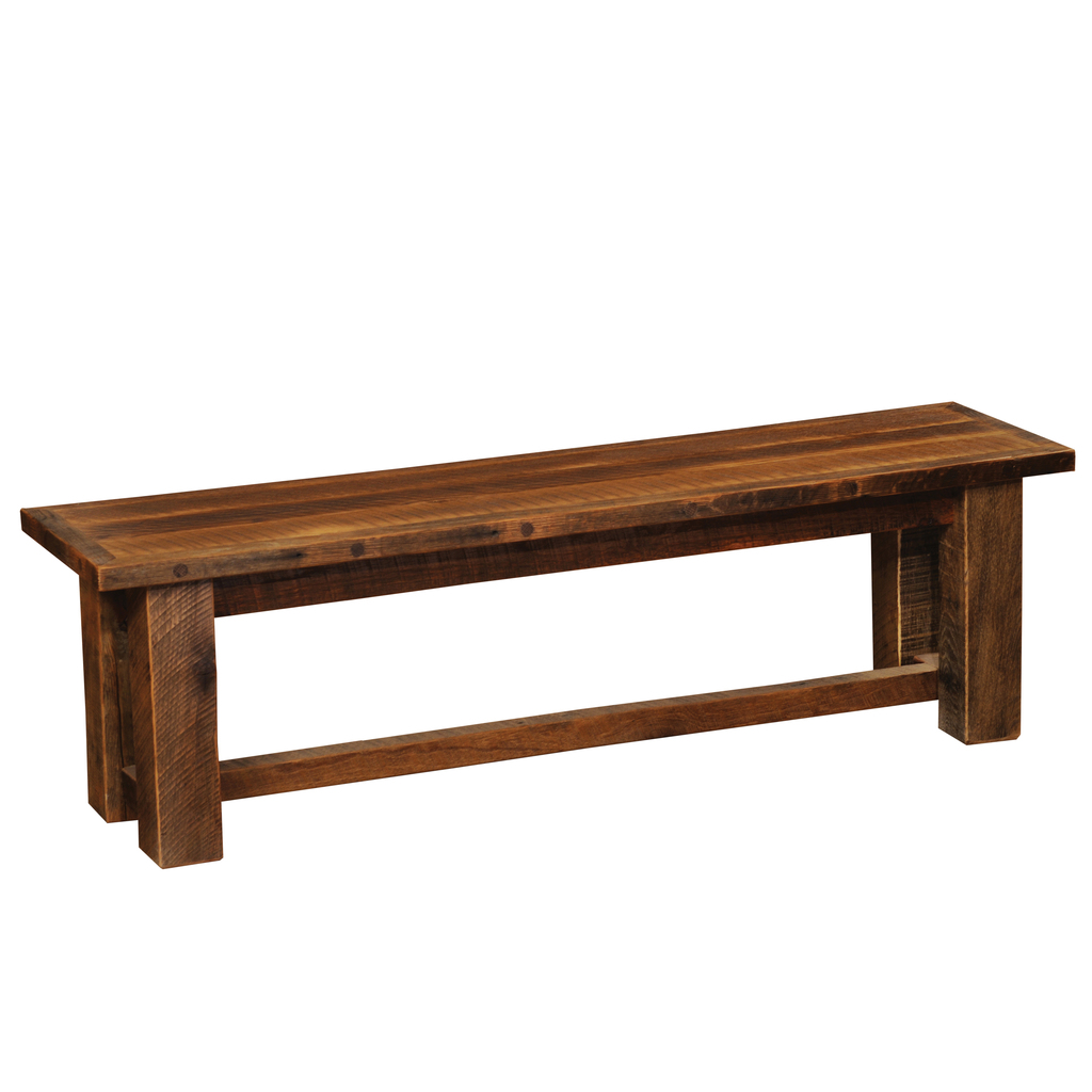 5 Foot Bench with Wood Seat Artisan by Fireside Lodge | 1StopBedrooms