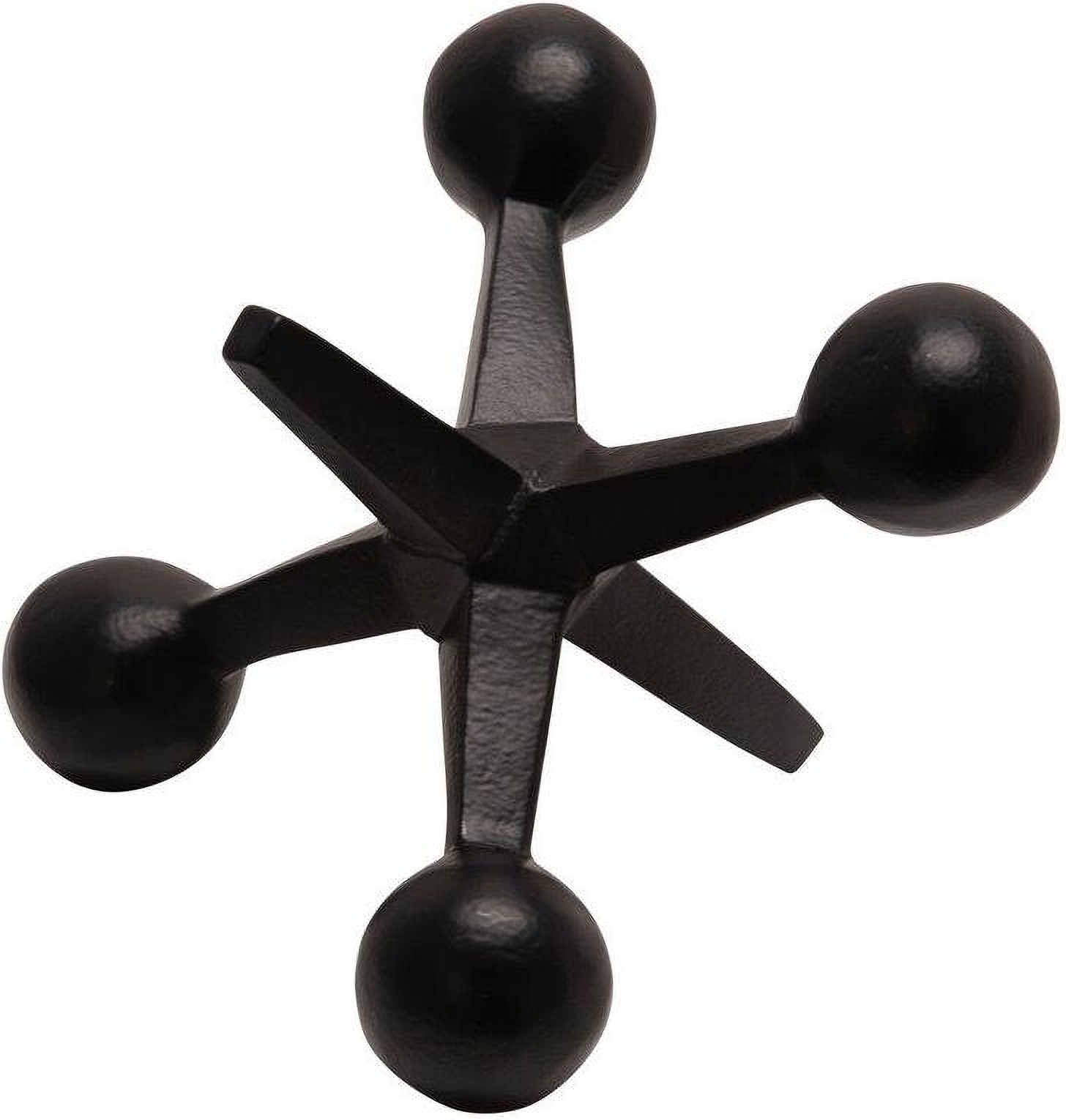 5 Inch Black Metal Jacks Decor by Sagebrook Home | 1StopBedrooms