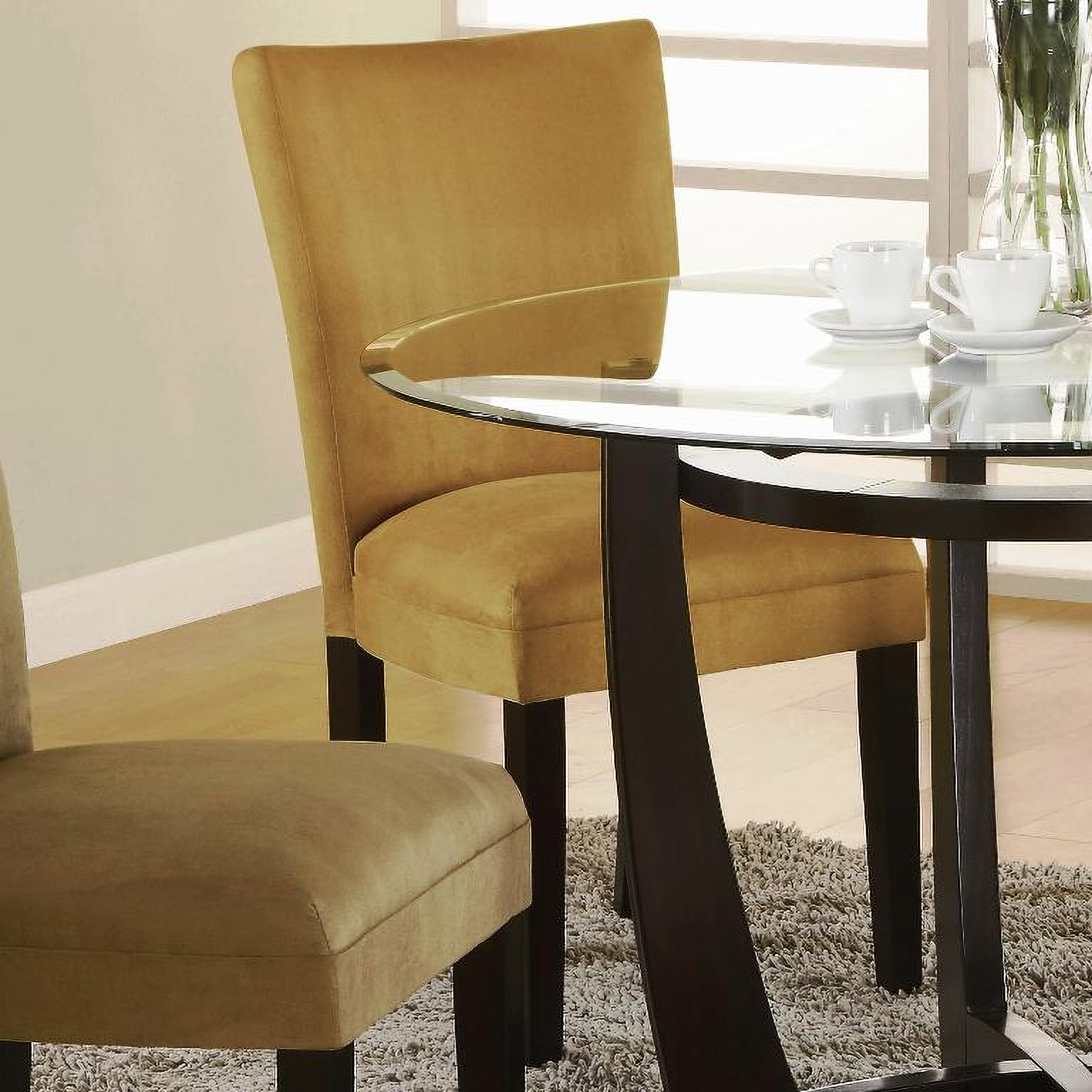 Castana Gold Side Chair Set of 2 by Coaster | 1StopBedrooms