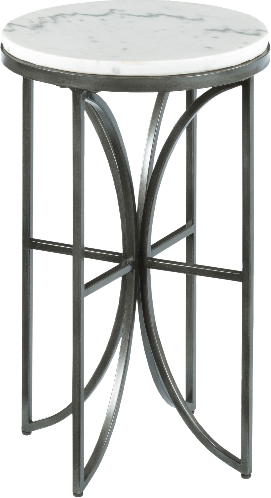 Impact Gray And Cream Small Round Accent Table by Hammary | 1StopBedrooms