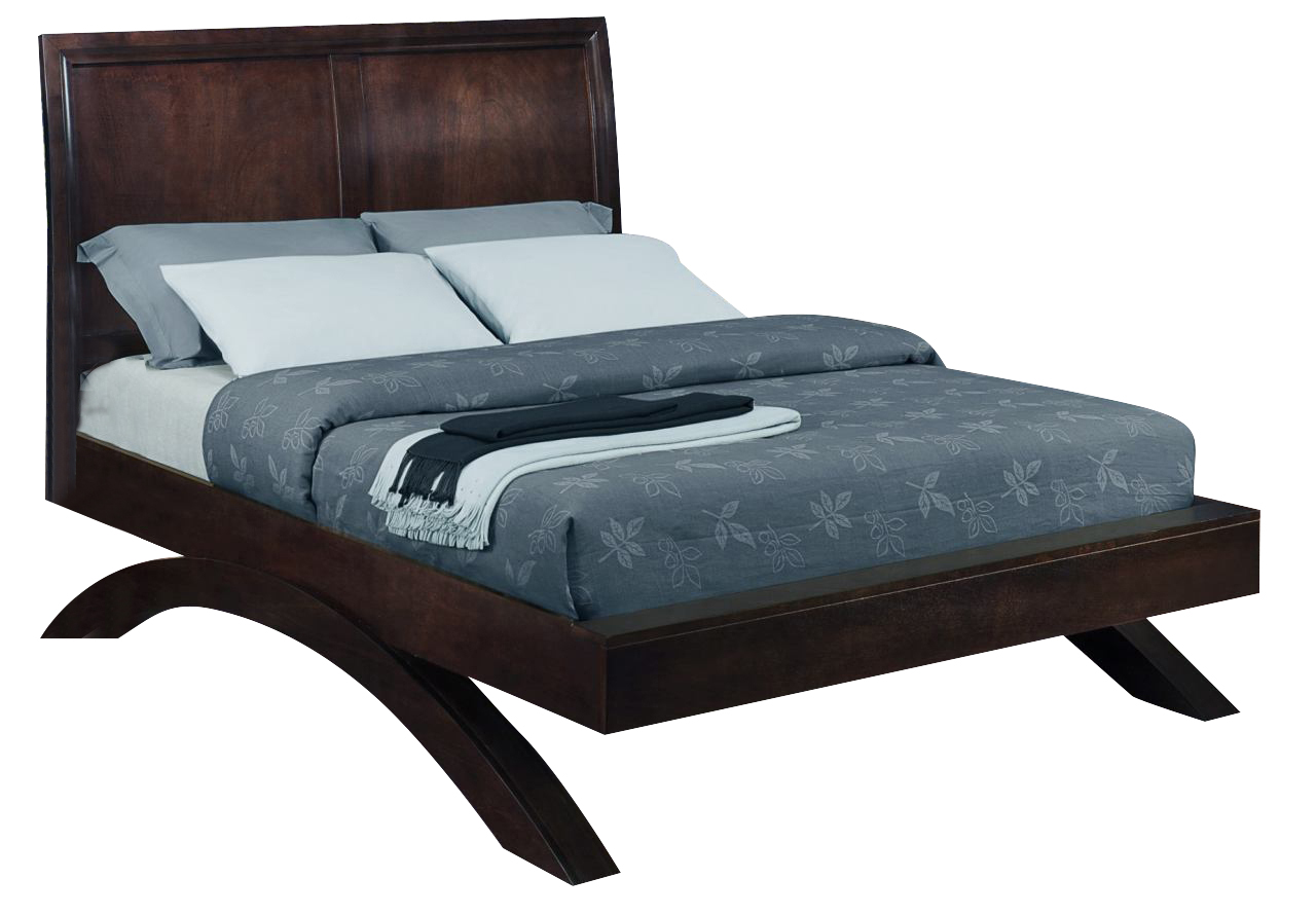 Crown Mark Furniture Vera King Arch Bed in Rich Brown | 1StopBedrooms