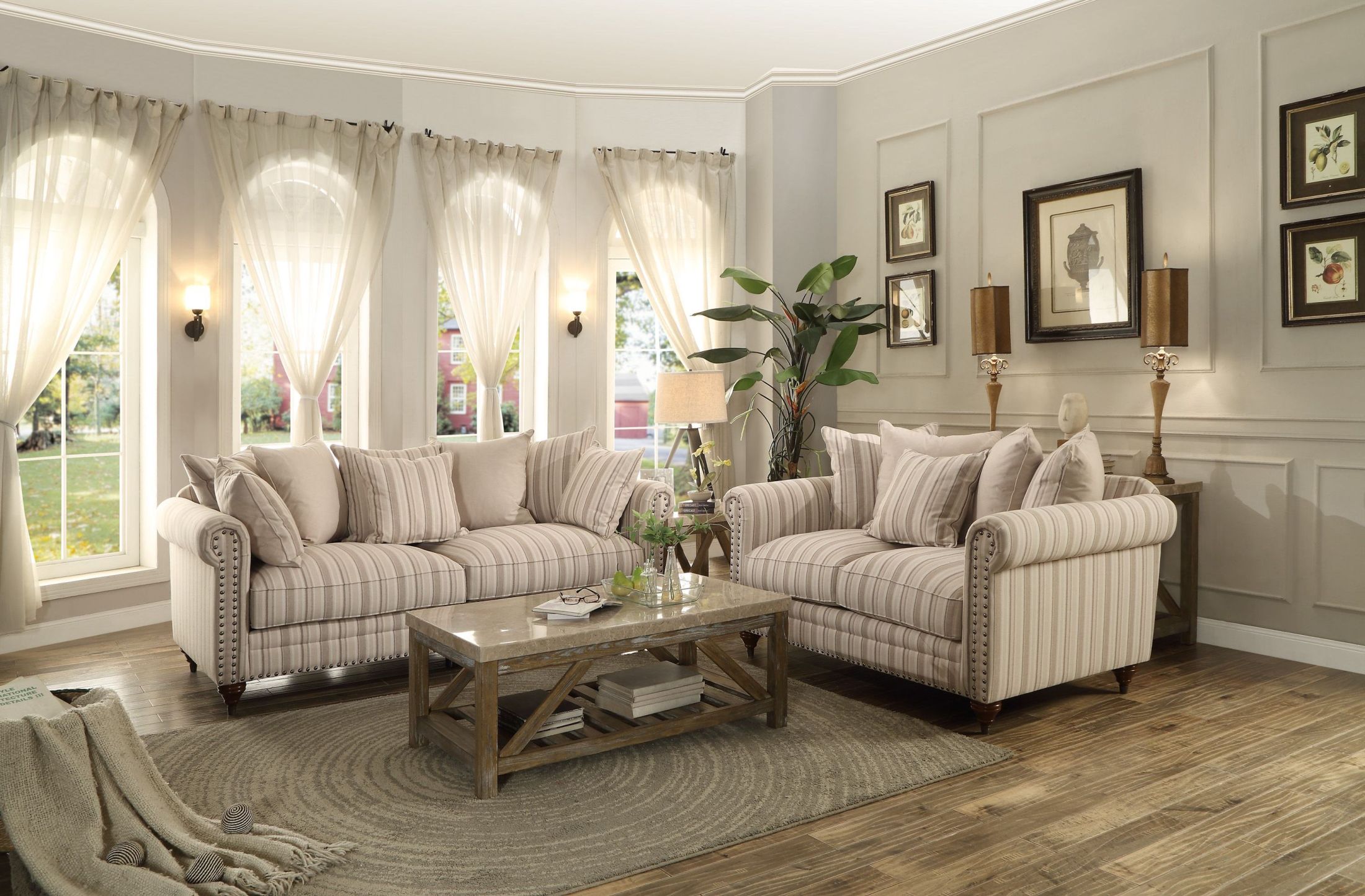 Ridley Brown Occasional Table Set by Homelegance | 1StopBedrooms