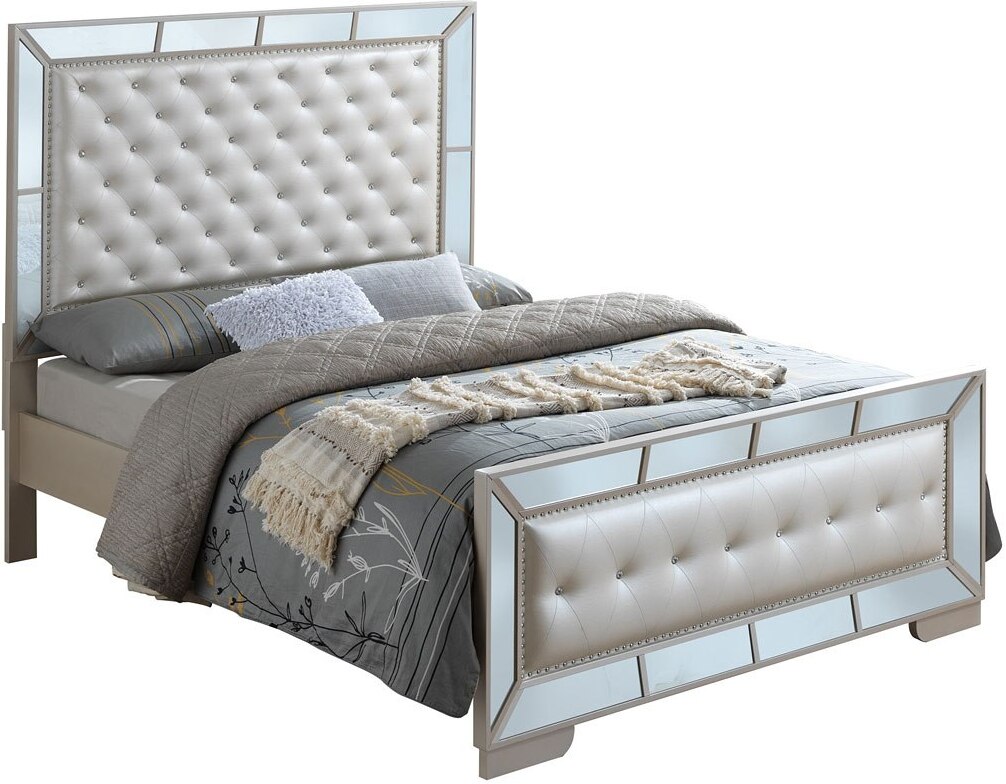 G8100A Panel Bed (Queen) by Glory | 1StopBedrooms