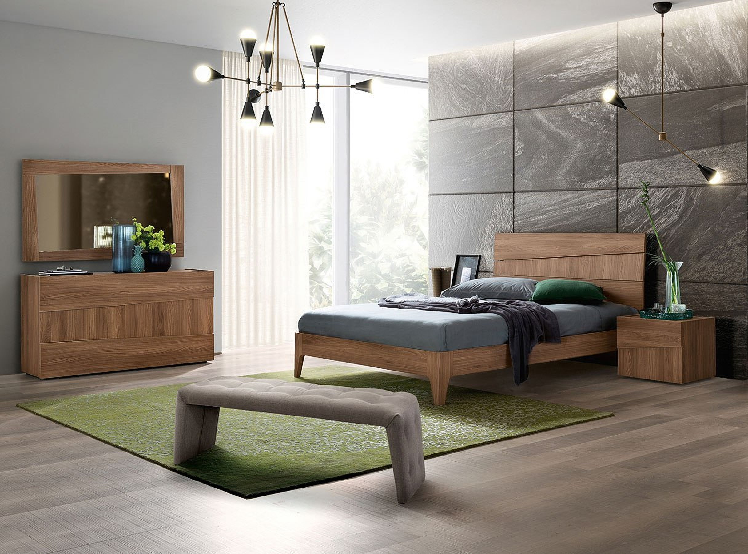 Storm Panel Bedroom Set by ESF | 1StopBedrooms