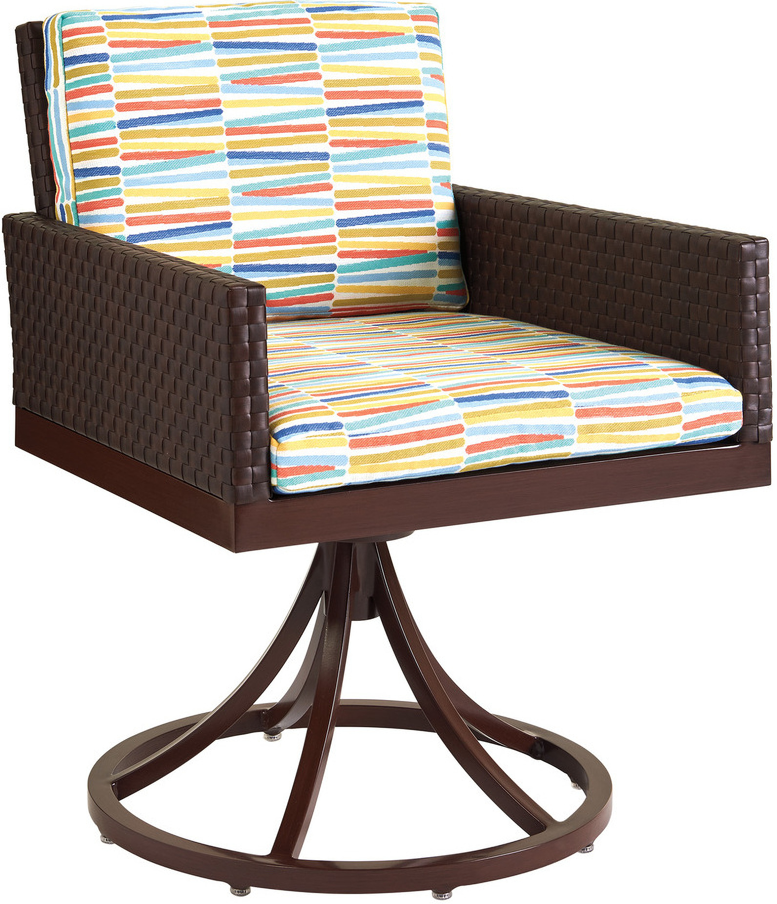 Abaco Swivel Rocker Dining Chair by Tommy Bahama | 1StopBedrooms