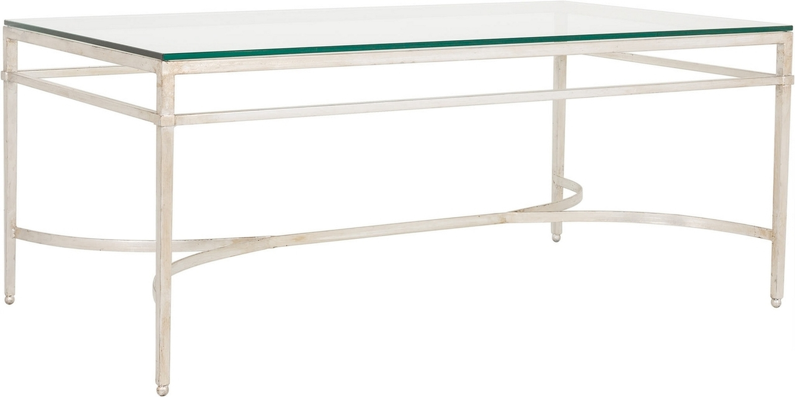 Abelard Cocktail Table In Silver by Safavieh Couture | 1StopBedrooms