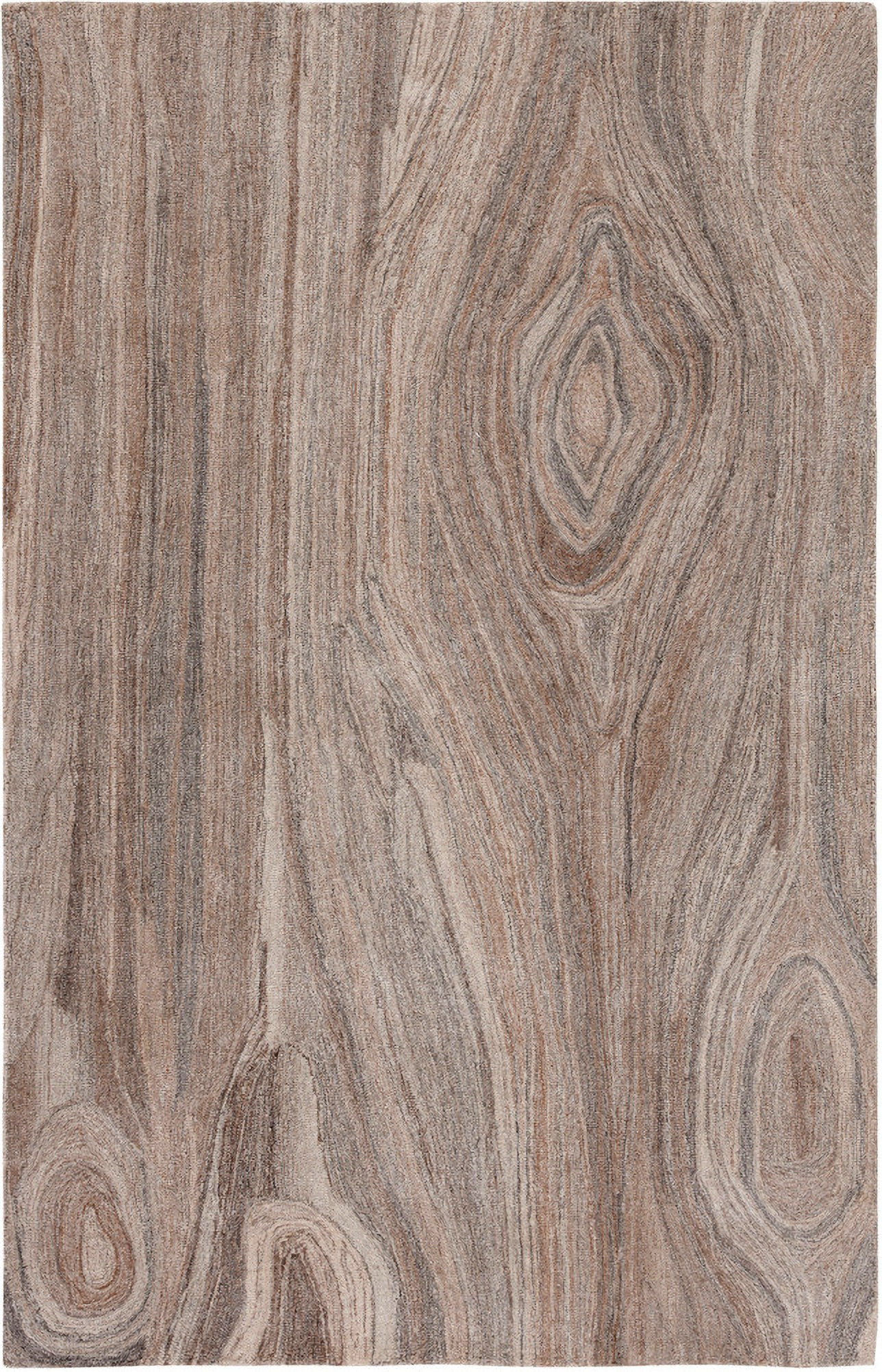 Abstract Hand Tufted Beige and Grey 4' x 6' Small Rectangle Rugs by ...