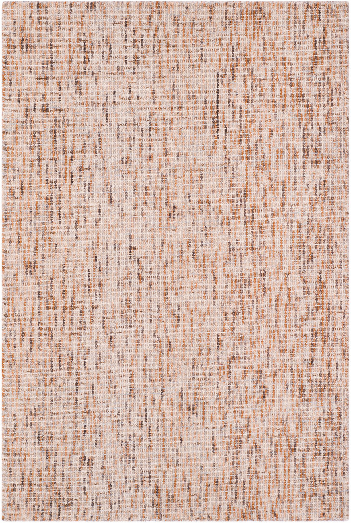 Abstract Hand Tufted Beige and Rust 4' x 6' Small Rectangle Rugs by ...