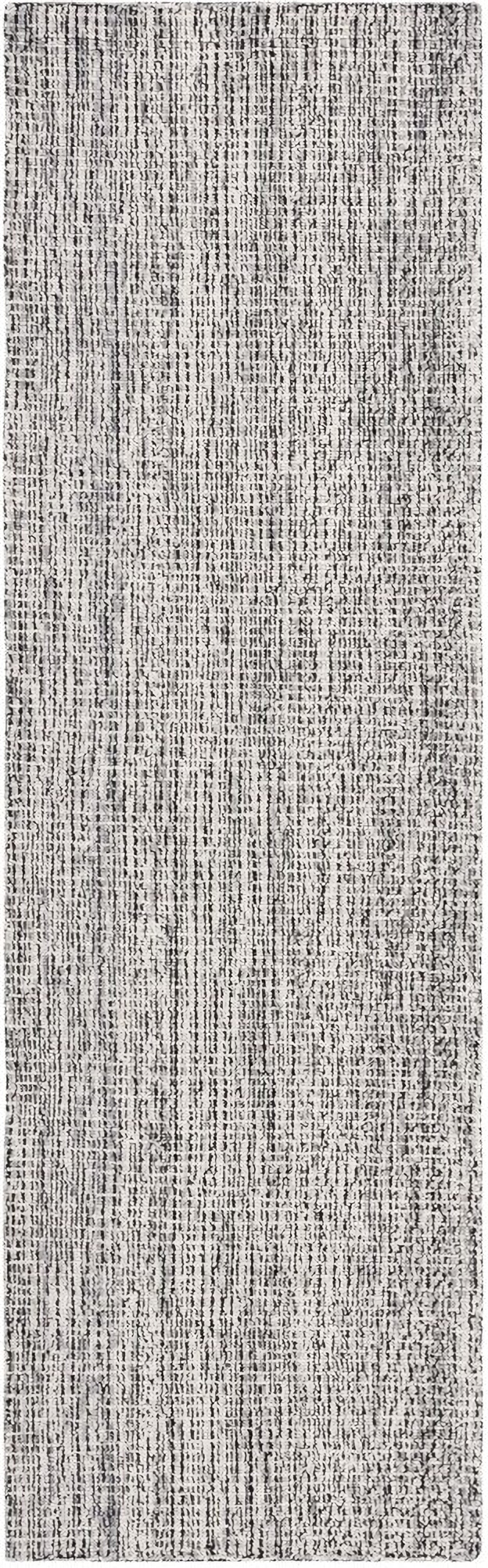 Abstract Hand Tufted Black and Grey 2'-3" x 8' Runner Rugs by Safavieh ...