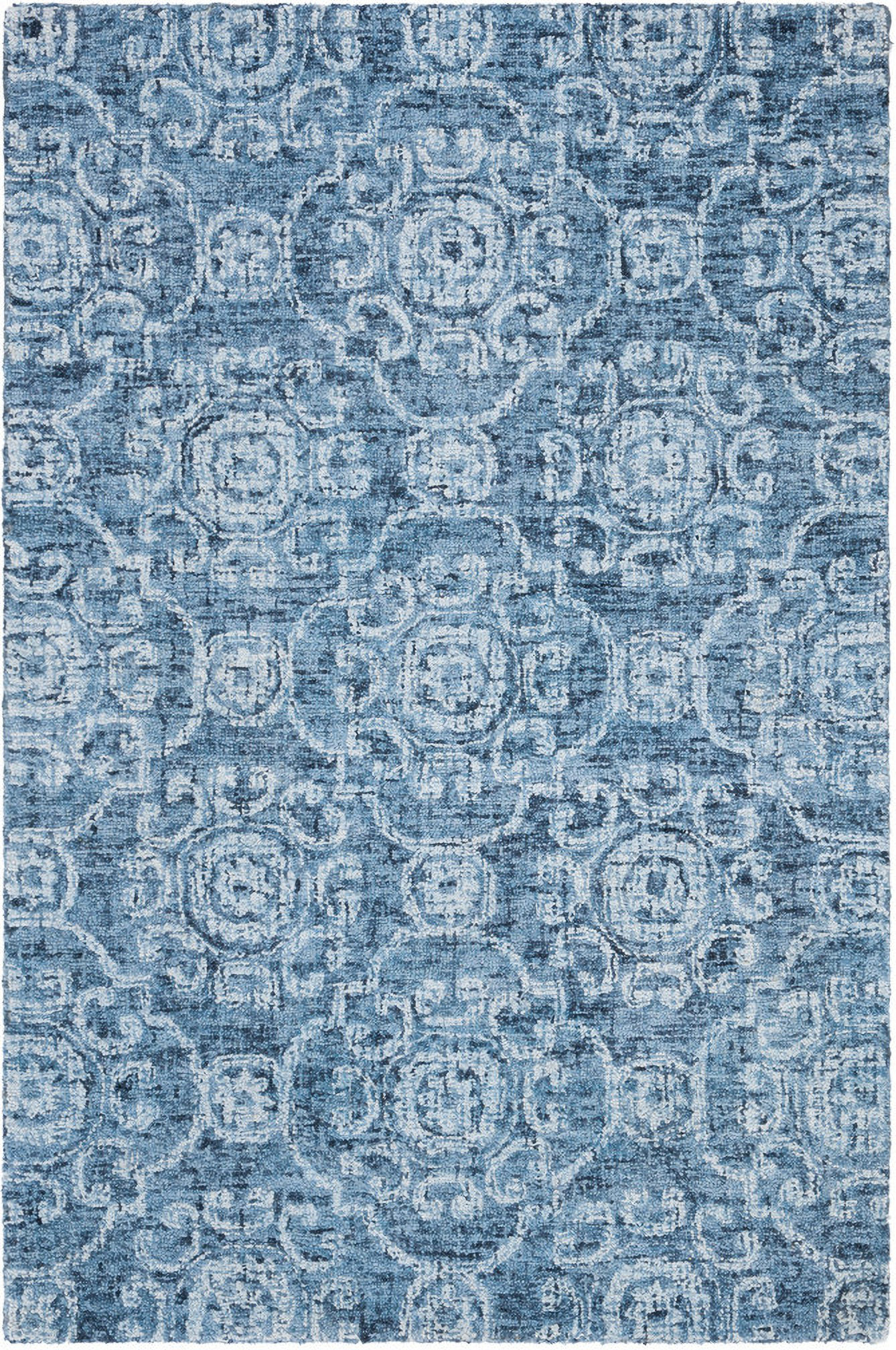 Abstract Hand Tufted Blue 4' x 6' Small Rectangle Rugs by Safavieh ...