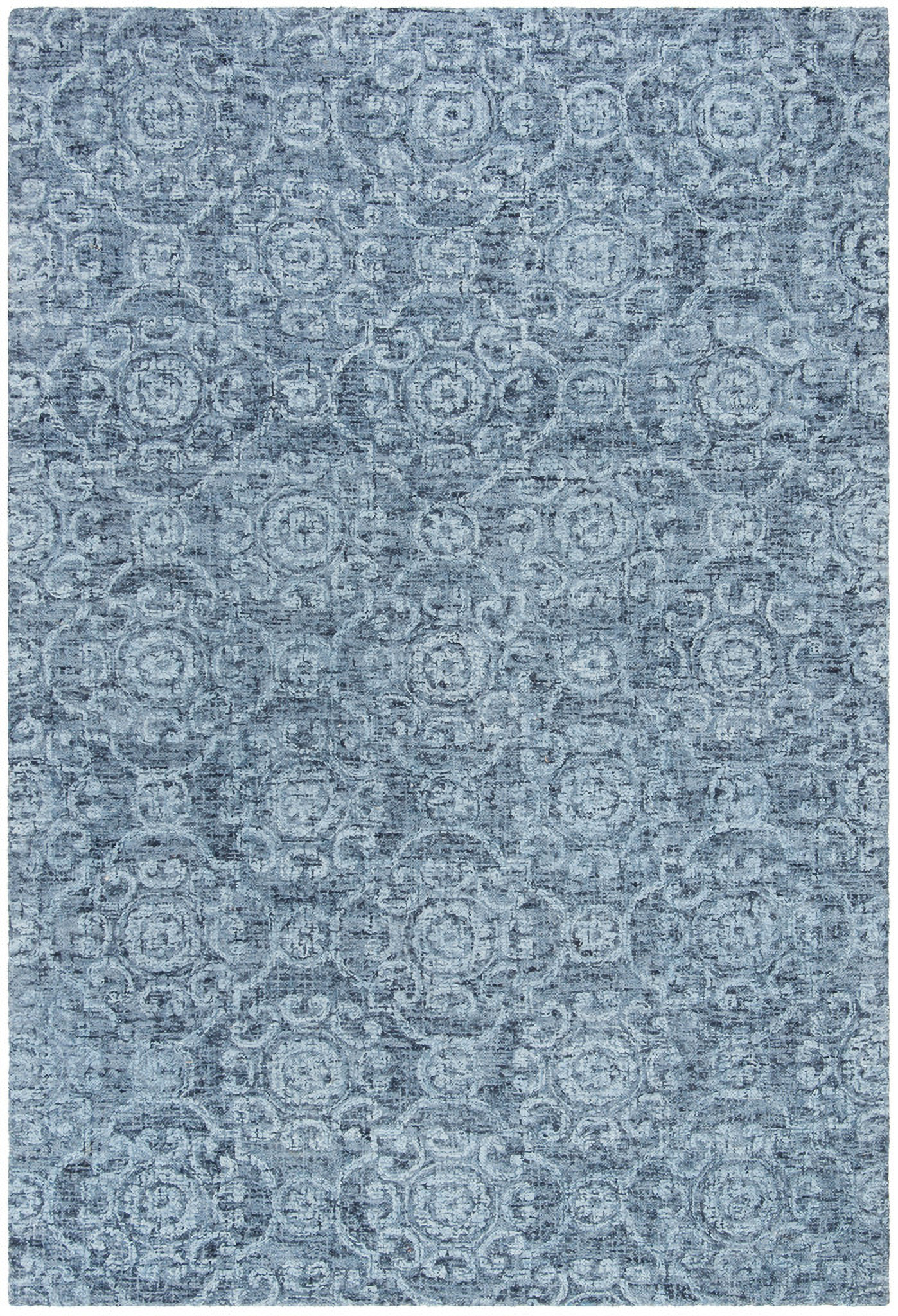 Abstract Hand Tufted Blue 5' x 8' Medium Rectangle Rugs by Safavieh ...