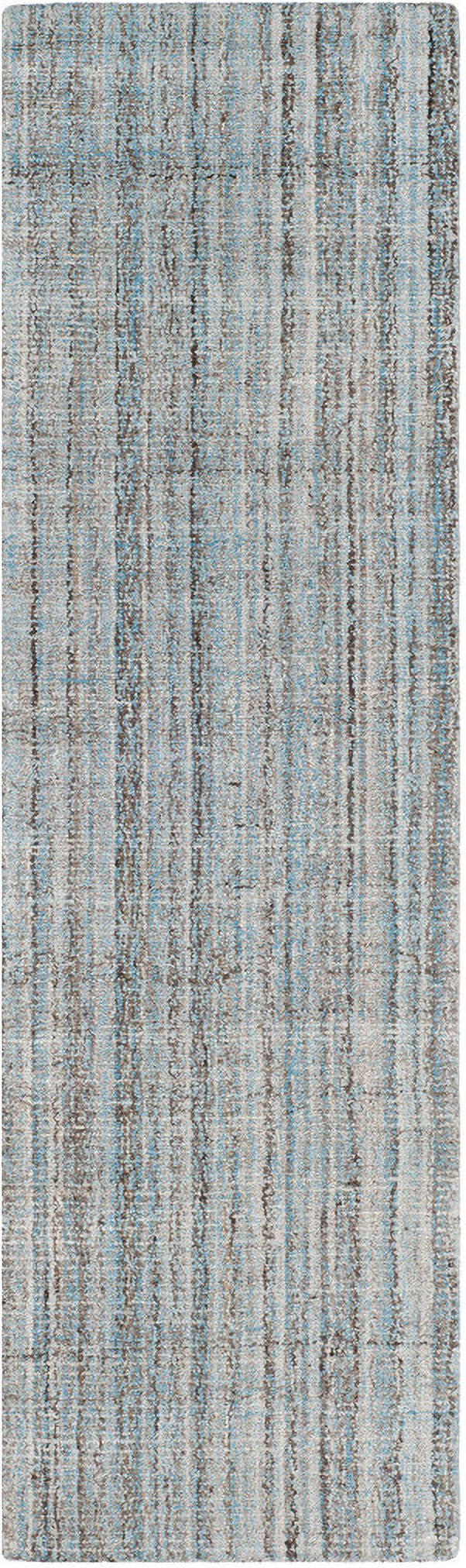 Abstract Hand Tufted Blue and Multi 2' x 12' Runner Rugs by Safavieh ...
