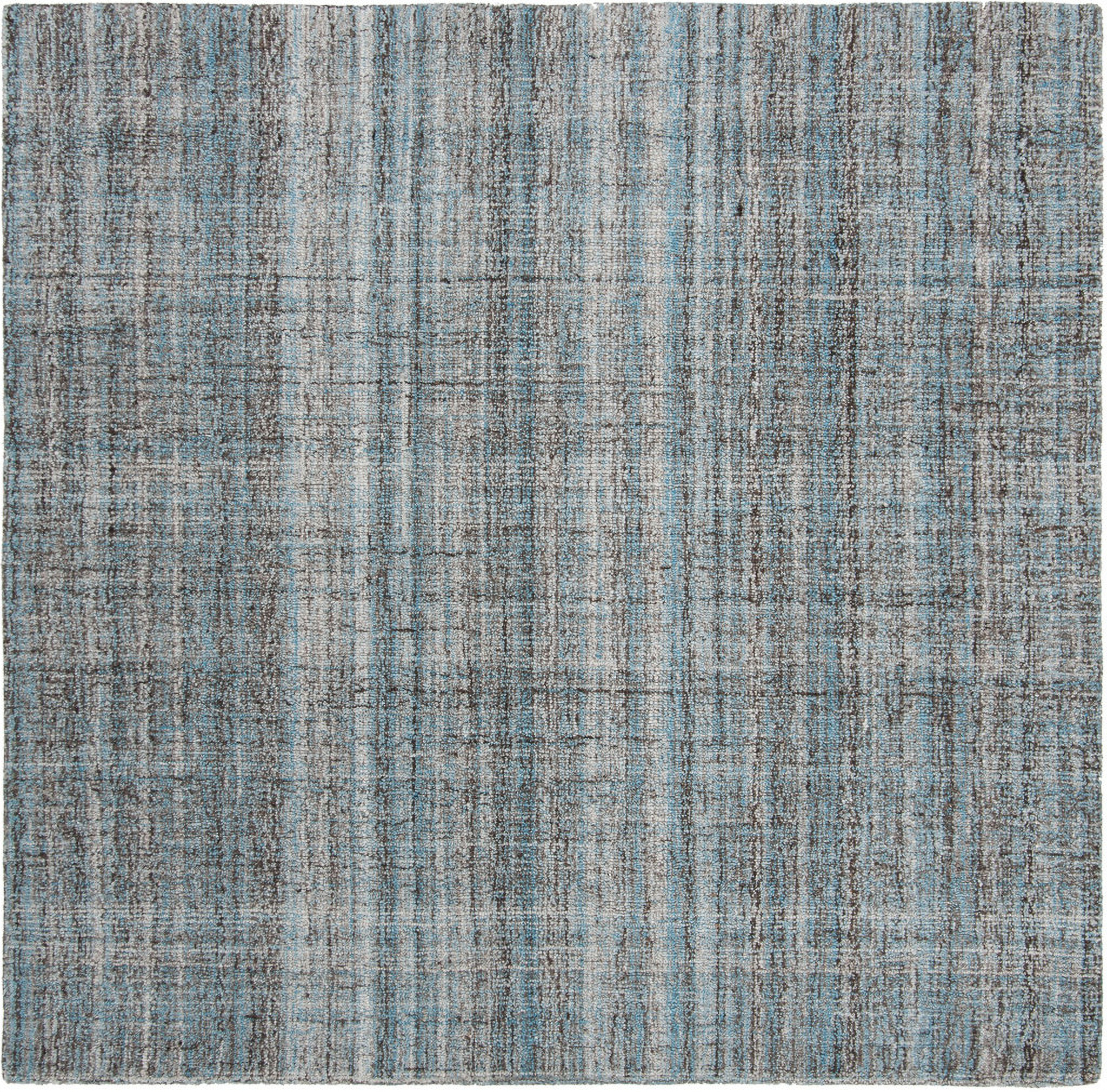 Abstract Hand Tufted Blue and Multi 6' x 6' Square Rugs ABT141A-6SQ by ...