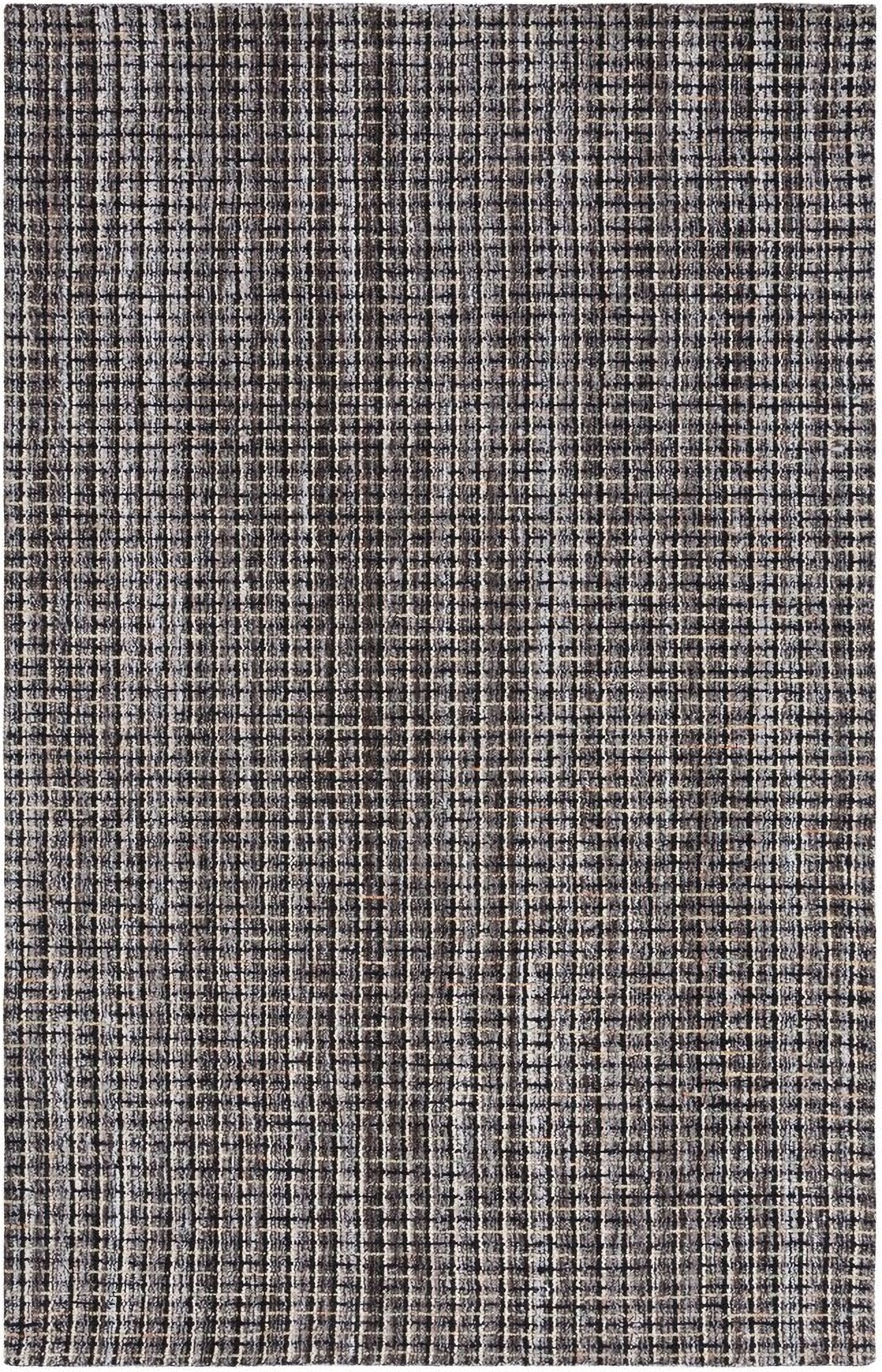 Abstract Hand Tufted Brown and Black 4' x 6' Small Rectangle Rugs by ...