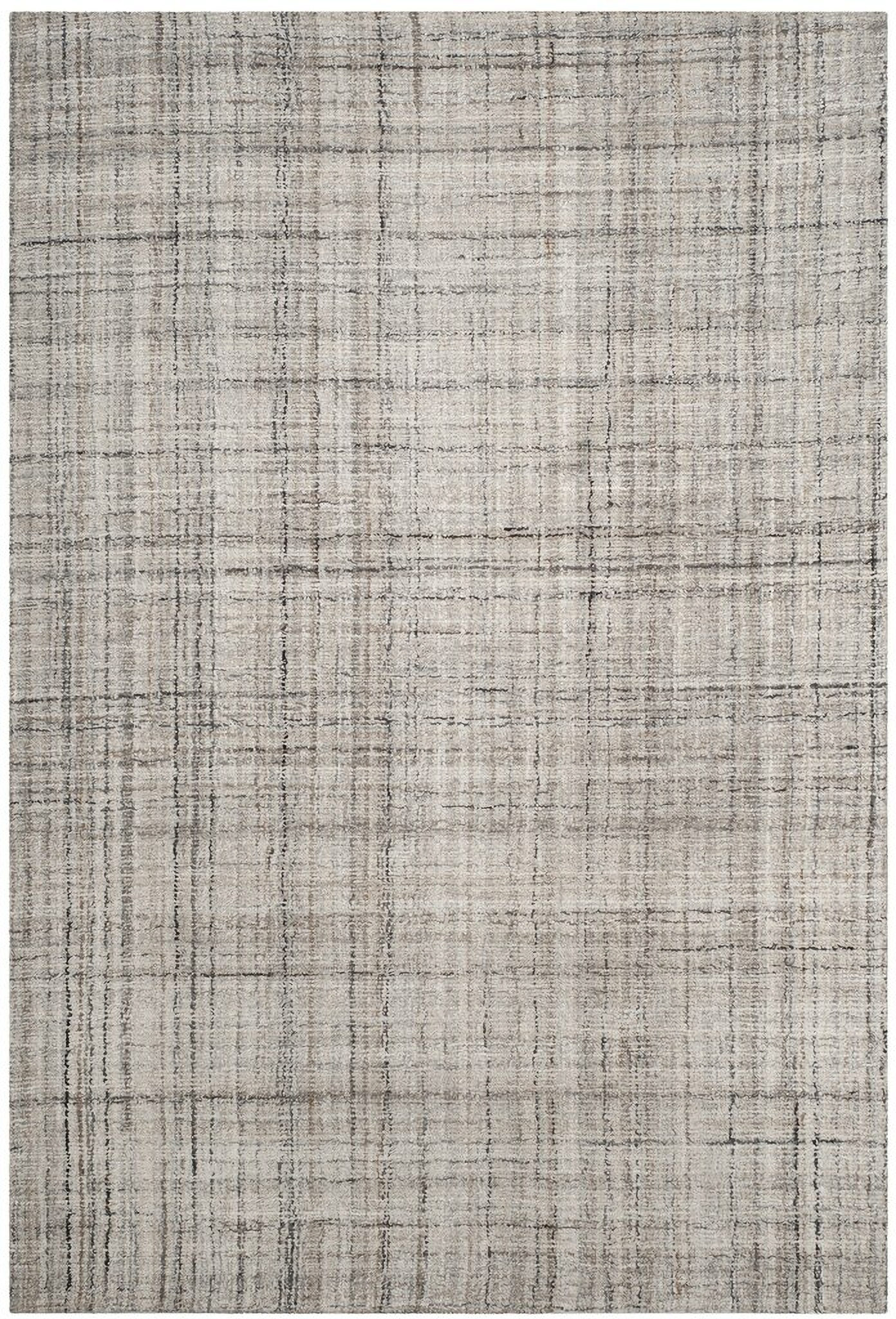 Abstract Hand Tufted Camel and Black 6' x 9' Medium Rectangle Rugs by ...