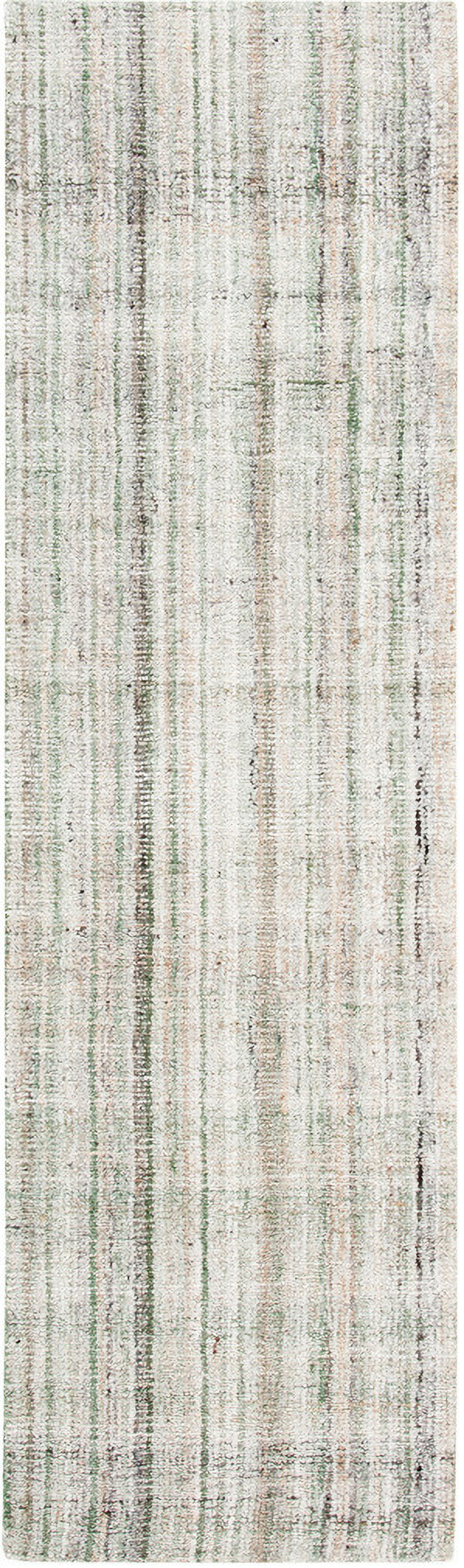 Abstract Hand Tufted Green and Sage 2'-3" x 12' Runner Rugs by Safavieh ...