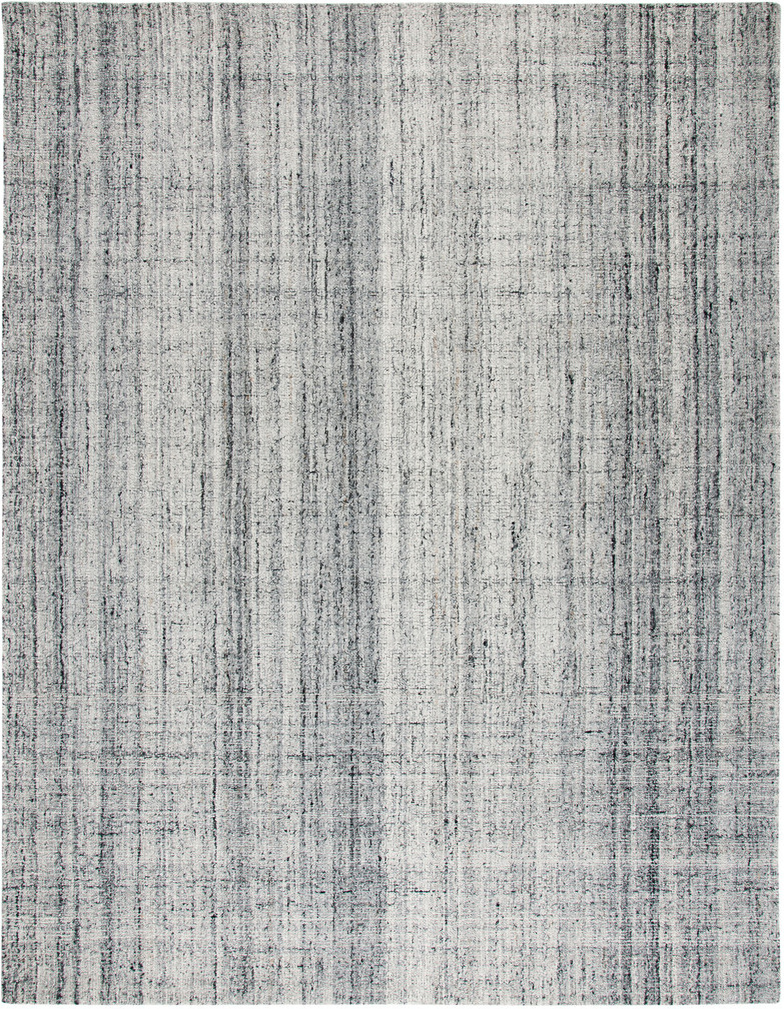 Abstract Hand Tufted Grey and Black 8' x 10' Large Rectangle Rugs ...