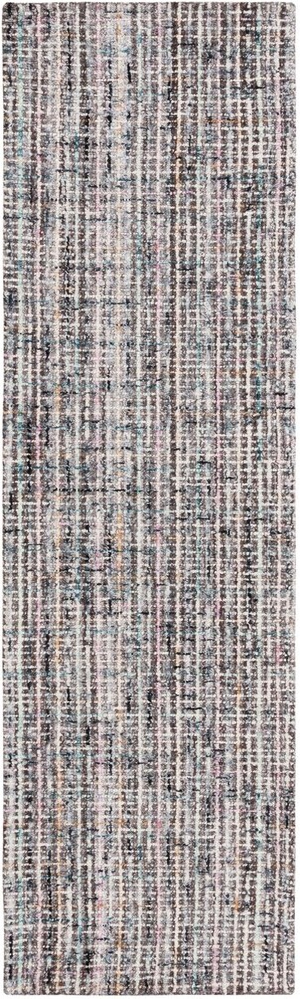 Abstract Hand Tufted Grey and Brown 2'-3" x 8' Runner Rugs by Safavieh ...