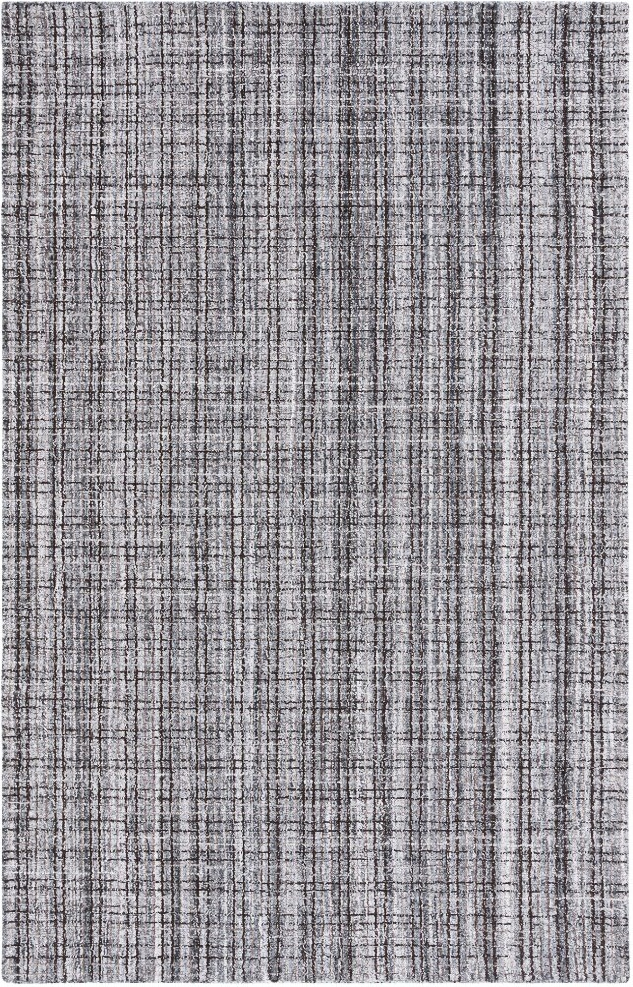 Abstract Hand Tufted Grey and Brown 4' x 6' Small Rectangle Rugs ...