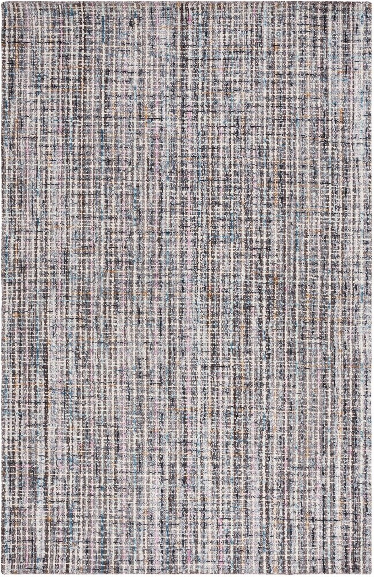 Abstract Hand Tufted Grey and Brown 4' x 6' Small Rectangle Rugs by ...