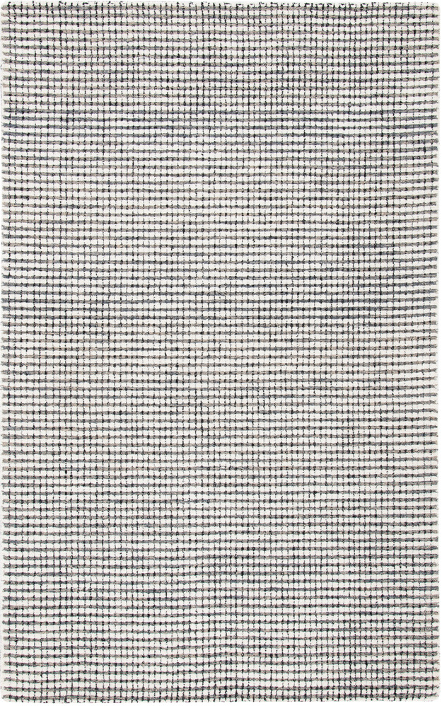 Abstract Hand Tufted Grey and Ivory 4' x 6' Small Rectangle Rugs by ...