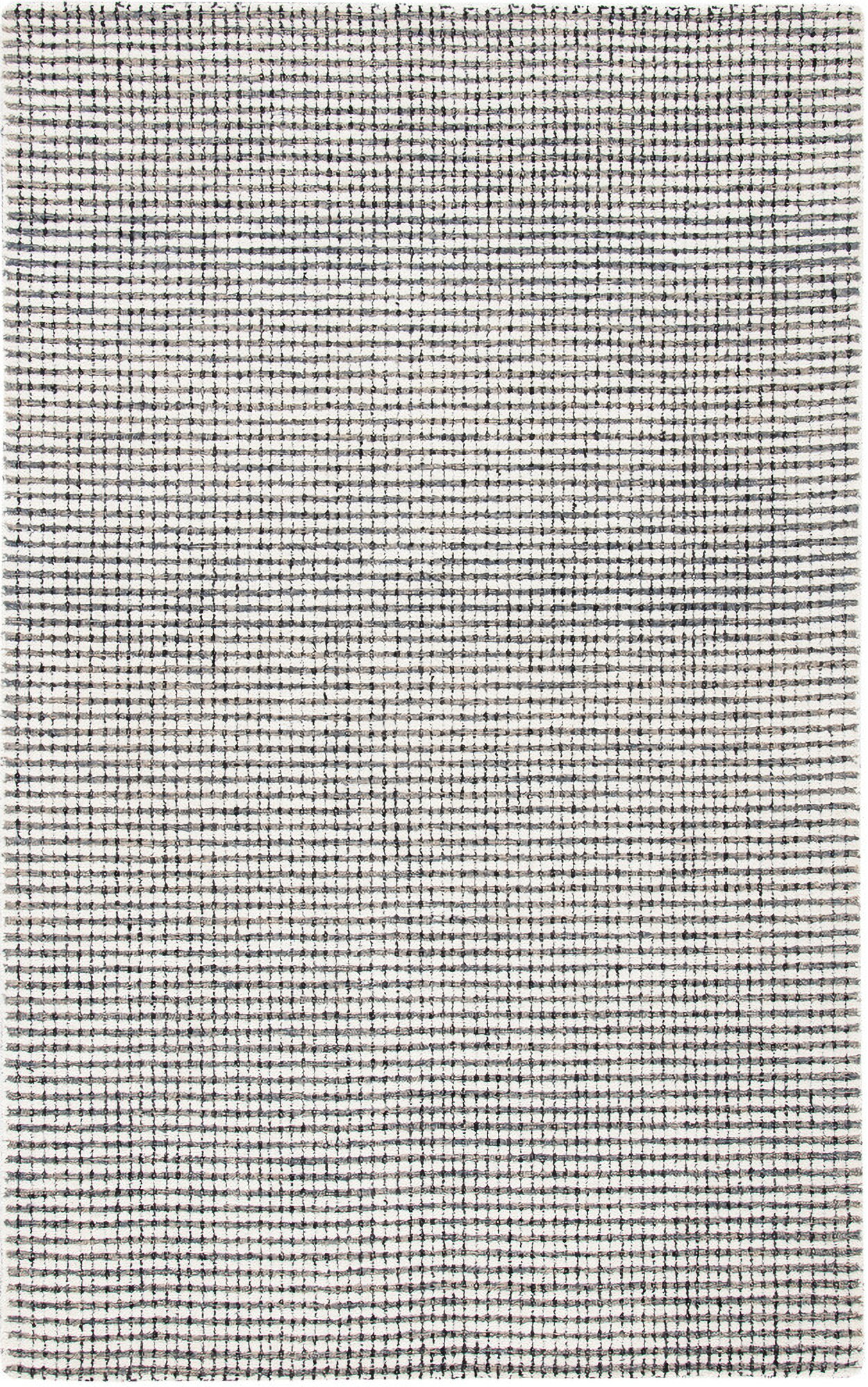 Abstract Hand Tufted Grey and Ivory 5' x 8' Medium Rectangle Rugs by ...