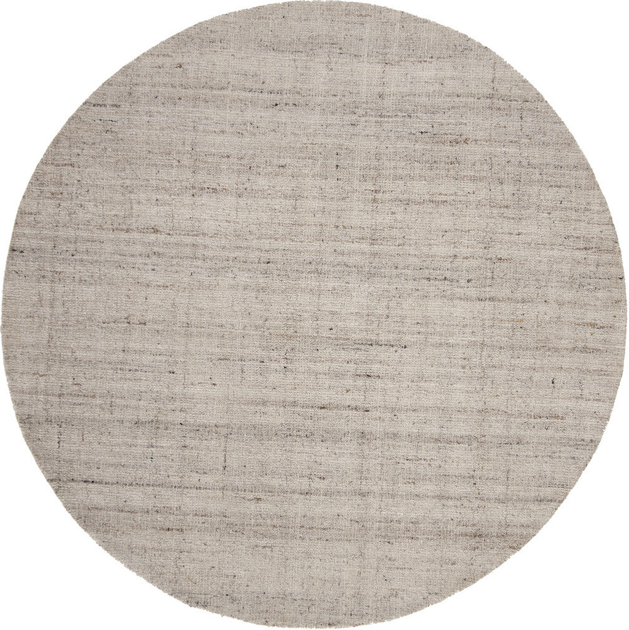 Abstract Hand Tufted Light Grey 10' x 10' Round Rugs by Safavieh ...