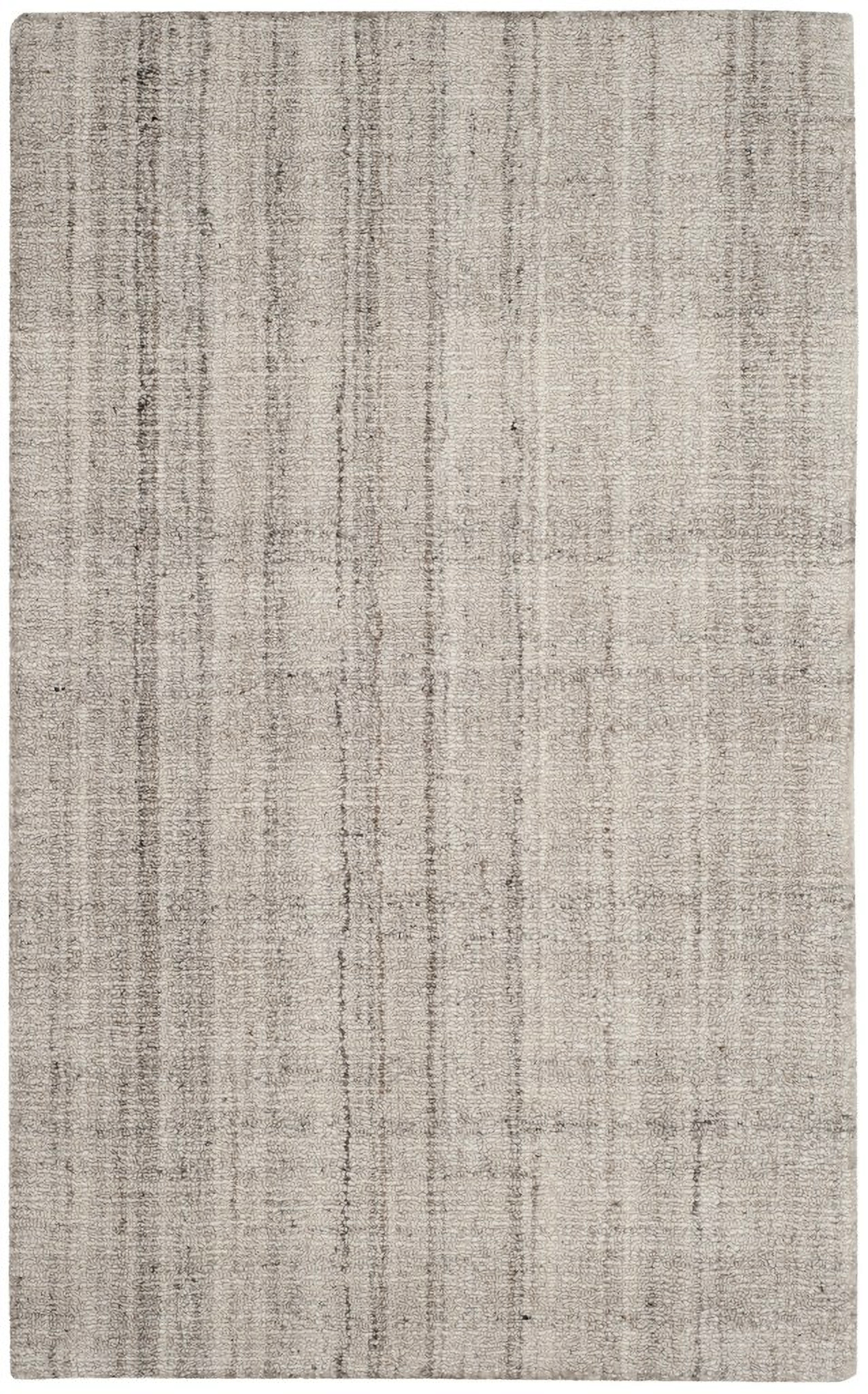 Abstract Hand Tufted Light Grey 2'-3" x 4' Accent Rugs by Safavieh ...