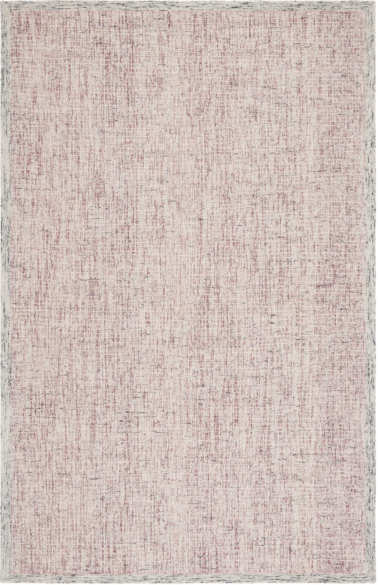 Abstract Hand Tufted Pink and Ivory 3' x 5' Small Rectangle Rugs ...