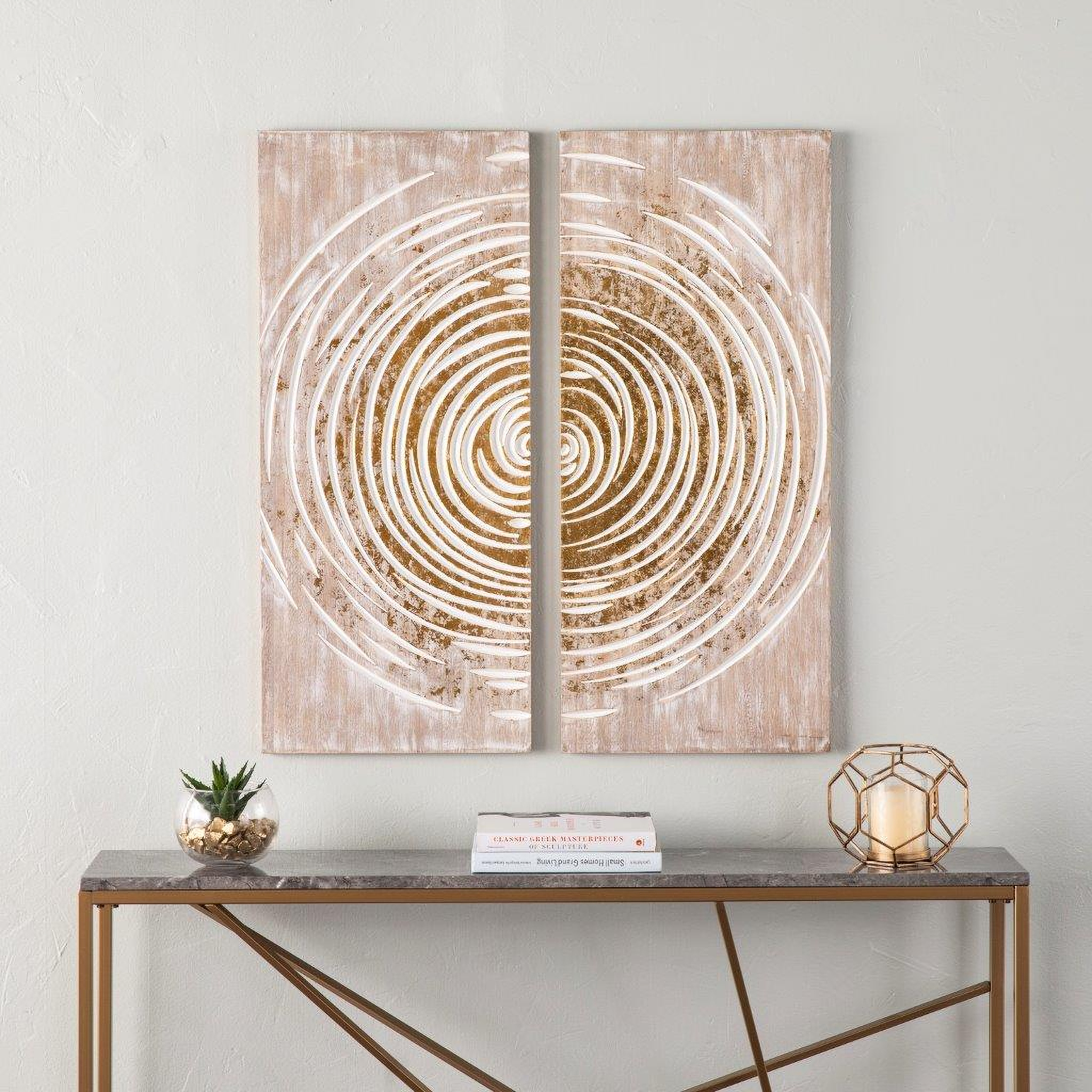 Acanthi Decorative 2 Piece Set Wall Panels by SEI Furniture | 1StopBedrooms