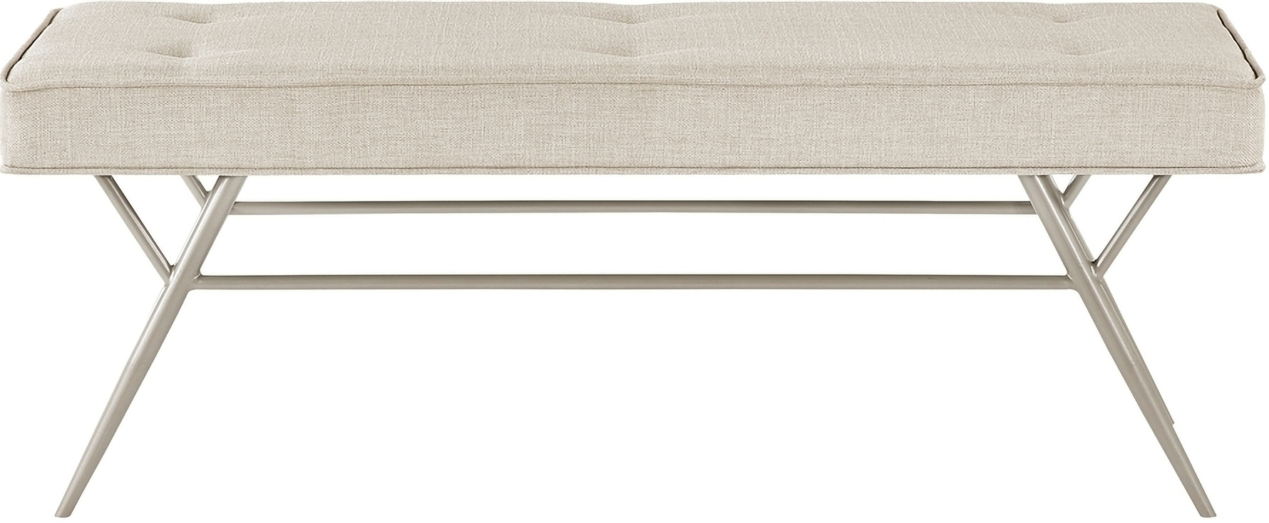 Warren Accent Bench In Beige by Homelegance | 1StopBedrooms