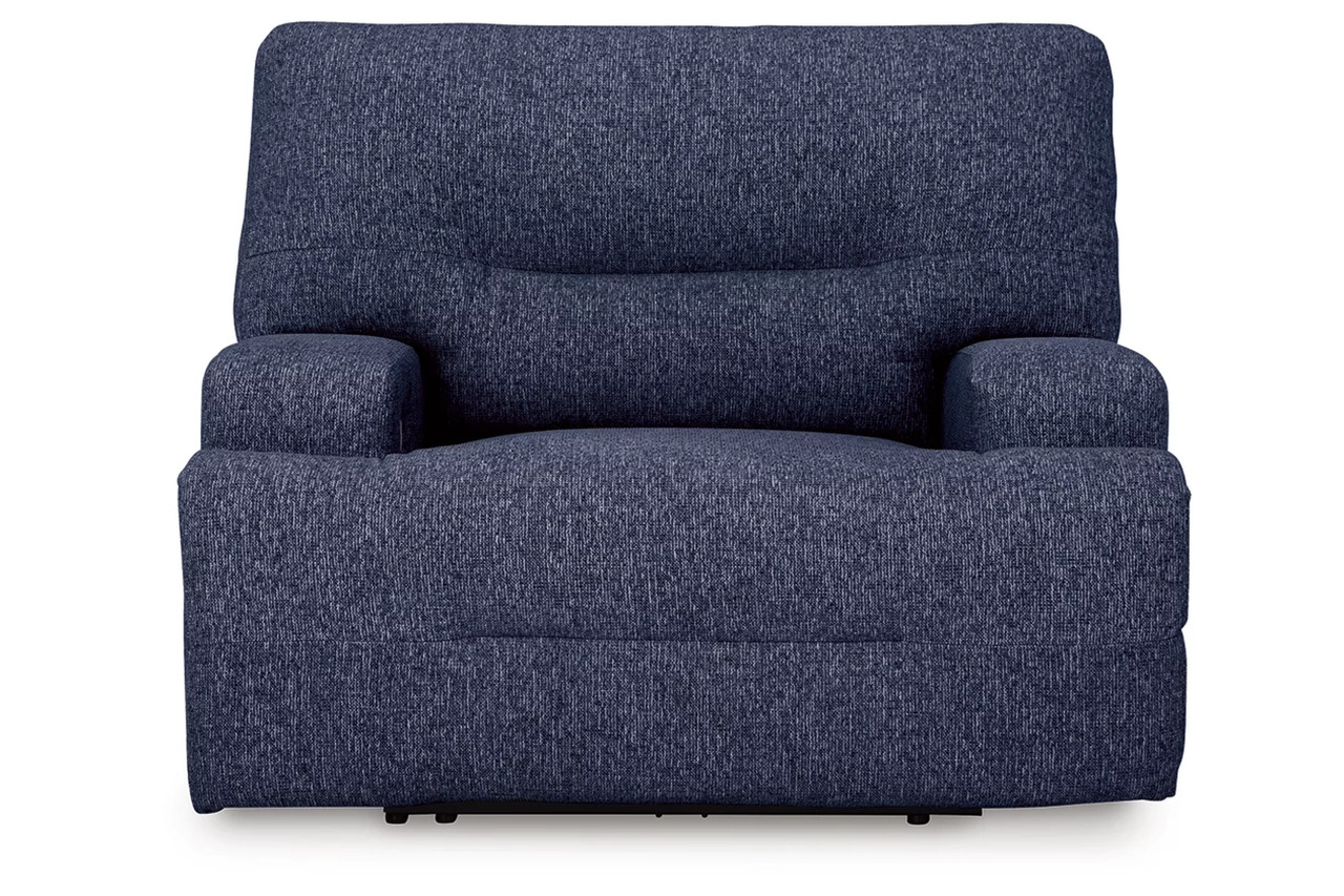 Acklen Place Oversized Power Recliner In Navy by Ashley Furniture ...
