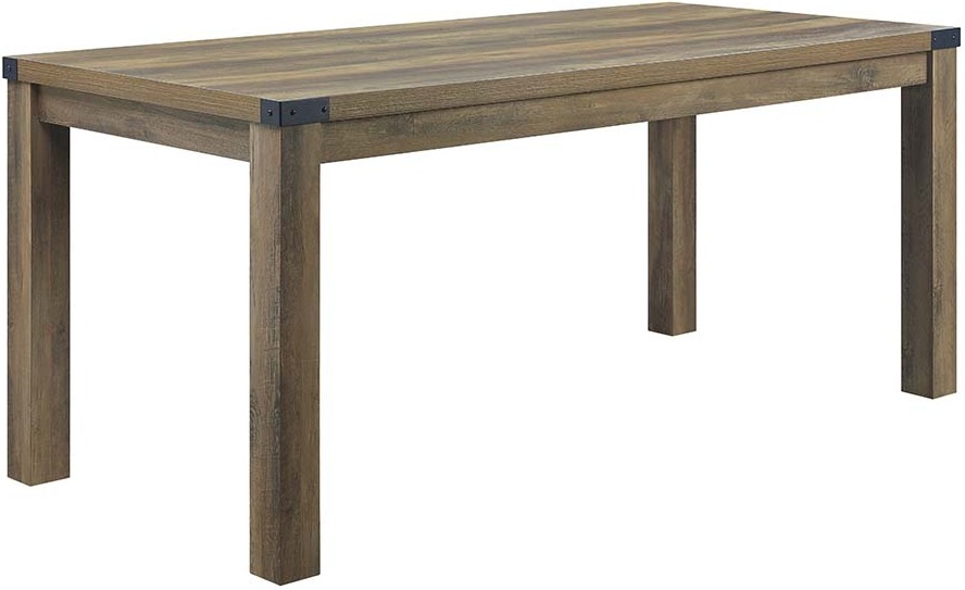 Acme Abiram Dining Table In Rustic Oak Finish | 1StopBedrooms