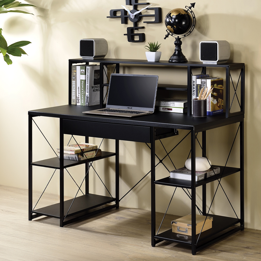 Acme Amiel Music Recording Studio Desk In Black | 1StopBedrooms