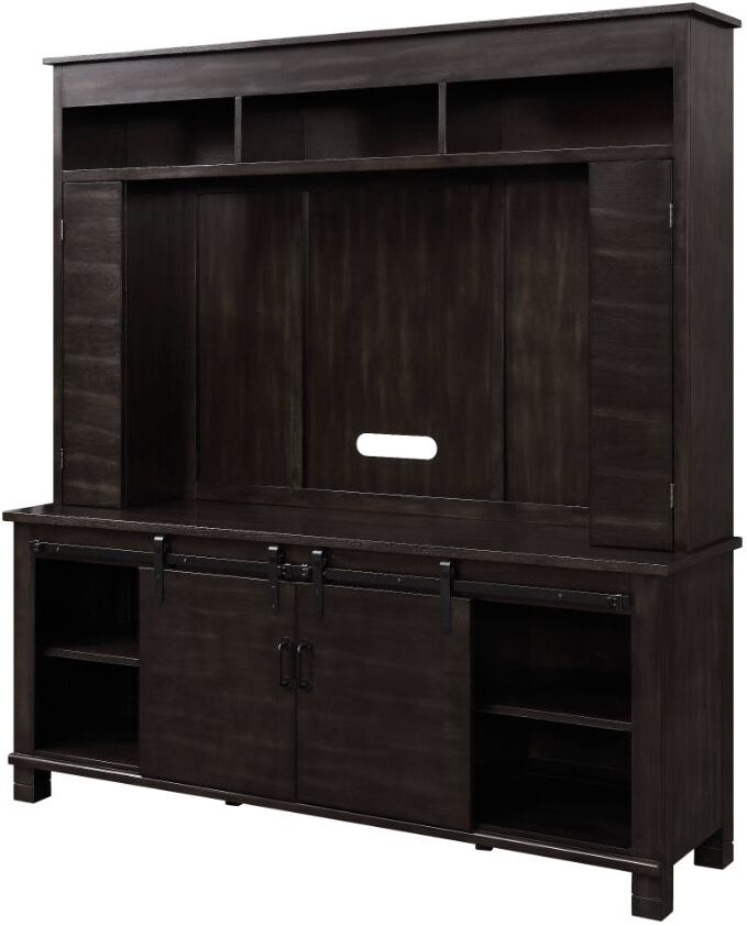 Acme Apison Entertainment Center With Fireplace In Espresso | 1StopBedrooms