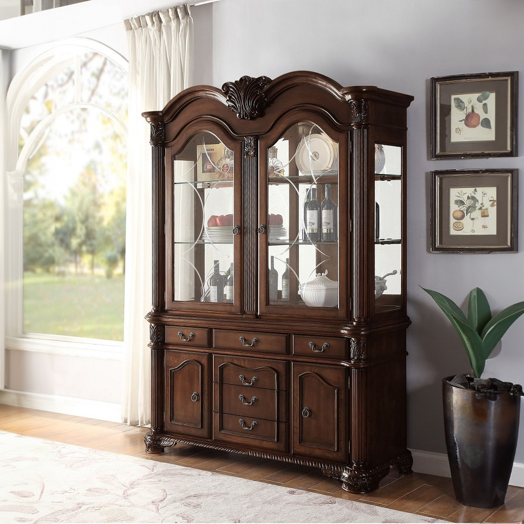 Acme Chateau De Ville Hutch And Buffet In Espresso | 1StopBedrooms