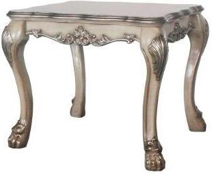 Dresden End Table In Vintage Bone White by ACME | 1StopBedrooms