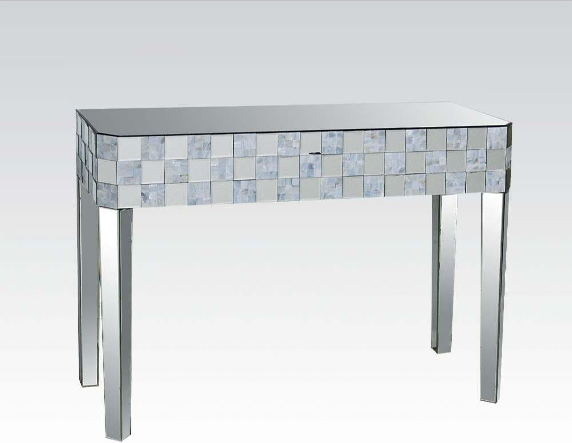 Acme Nasa Console Table In Mirrored | 1StopBedrooms